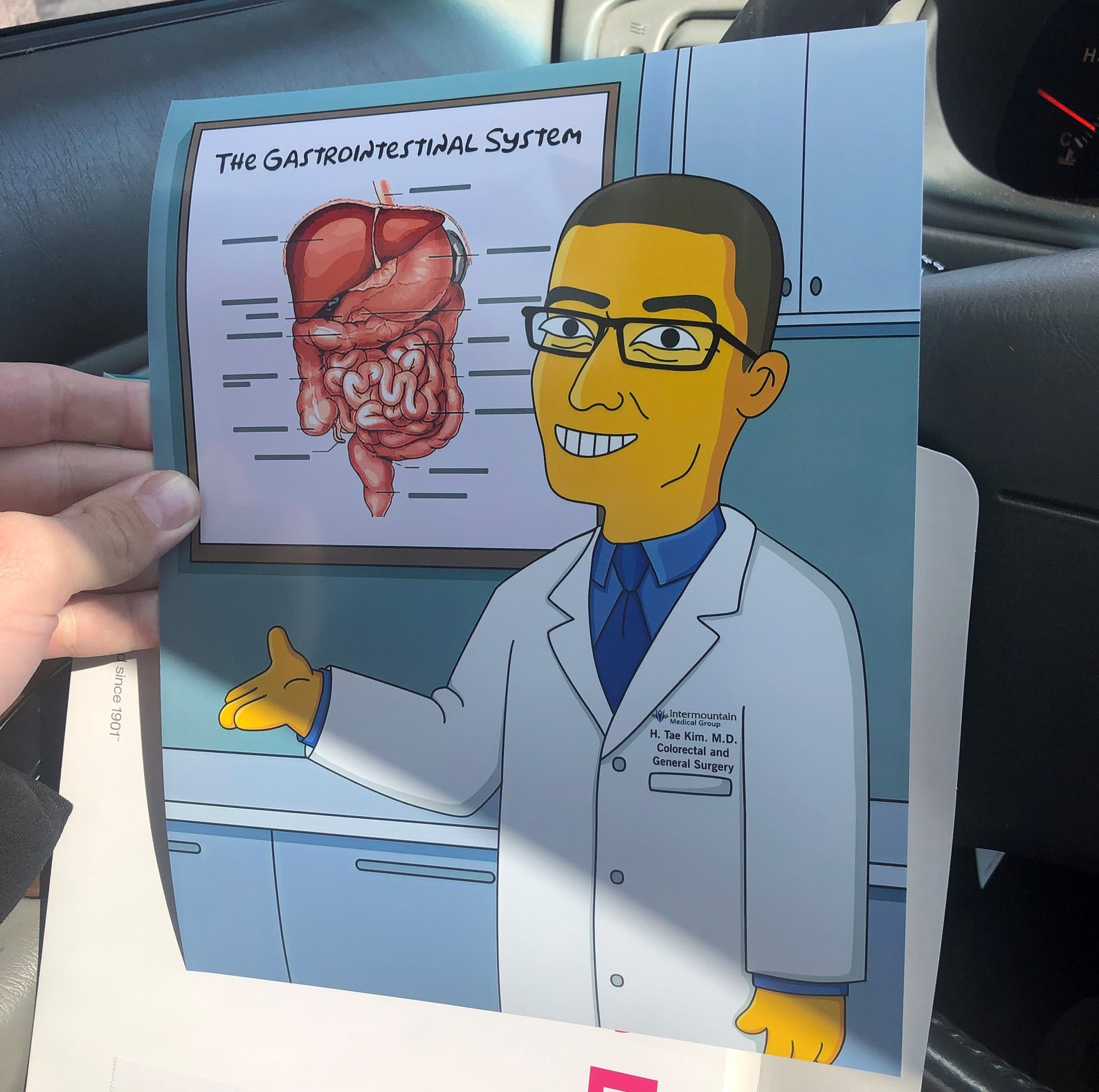 Gastroenterologist Gift - Custom Cartoon Portrait / Gastroenterology ...