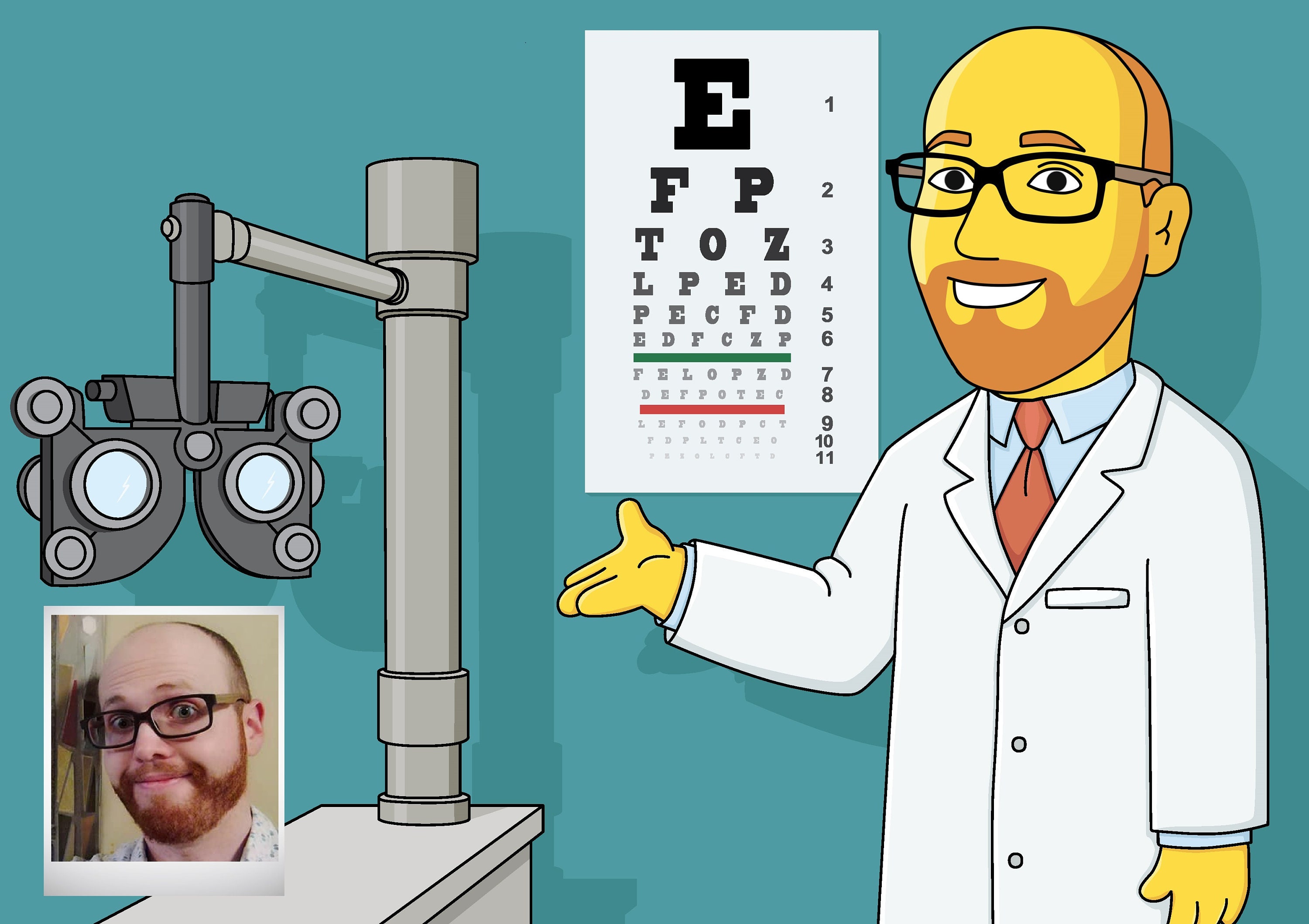 Optometrist Gift Aangepaste Cartoon Portret / opticien - Etsy Nederland