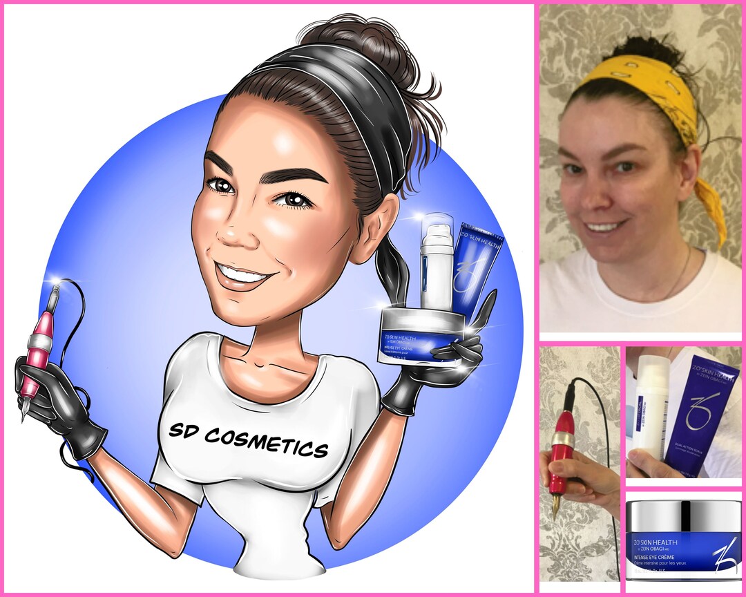 Custom Cartoon Cosmetics Logo Design for Business - Etsy