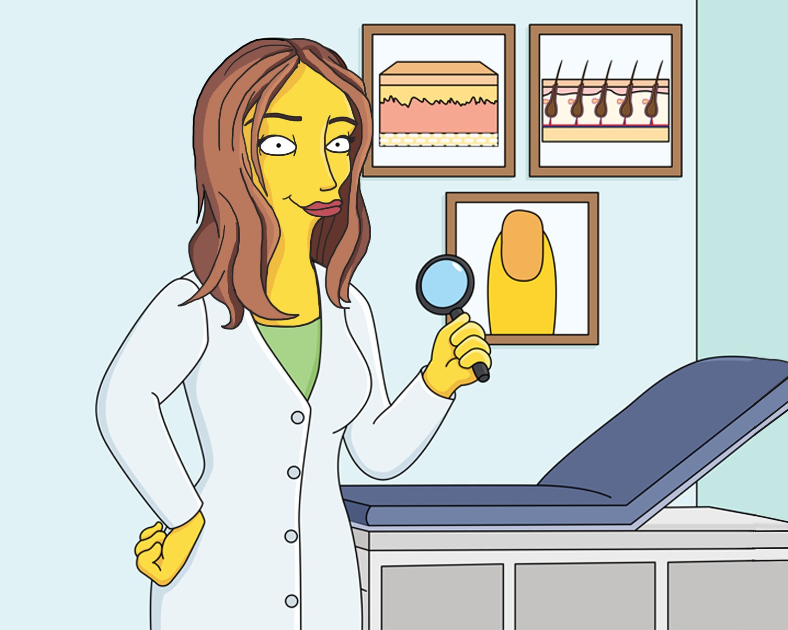 Dermatologist Gift Custom Portrait as Cartoon Character / - Etsy Australia