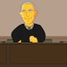 Judge Gift Custom Portrait as Yellow Cartoon Character / Gift for Judge ...