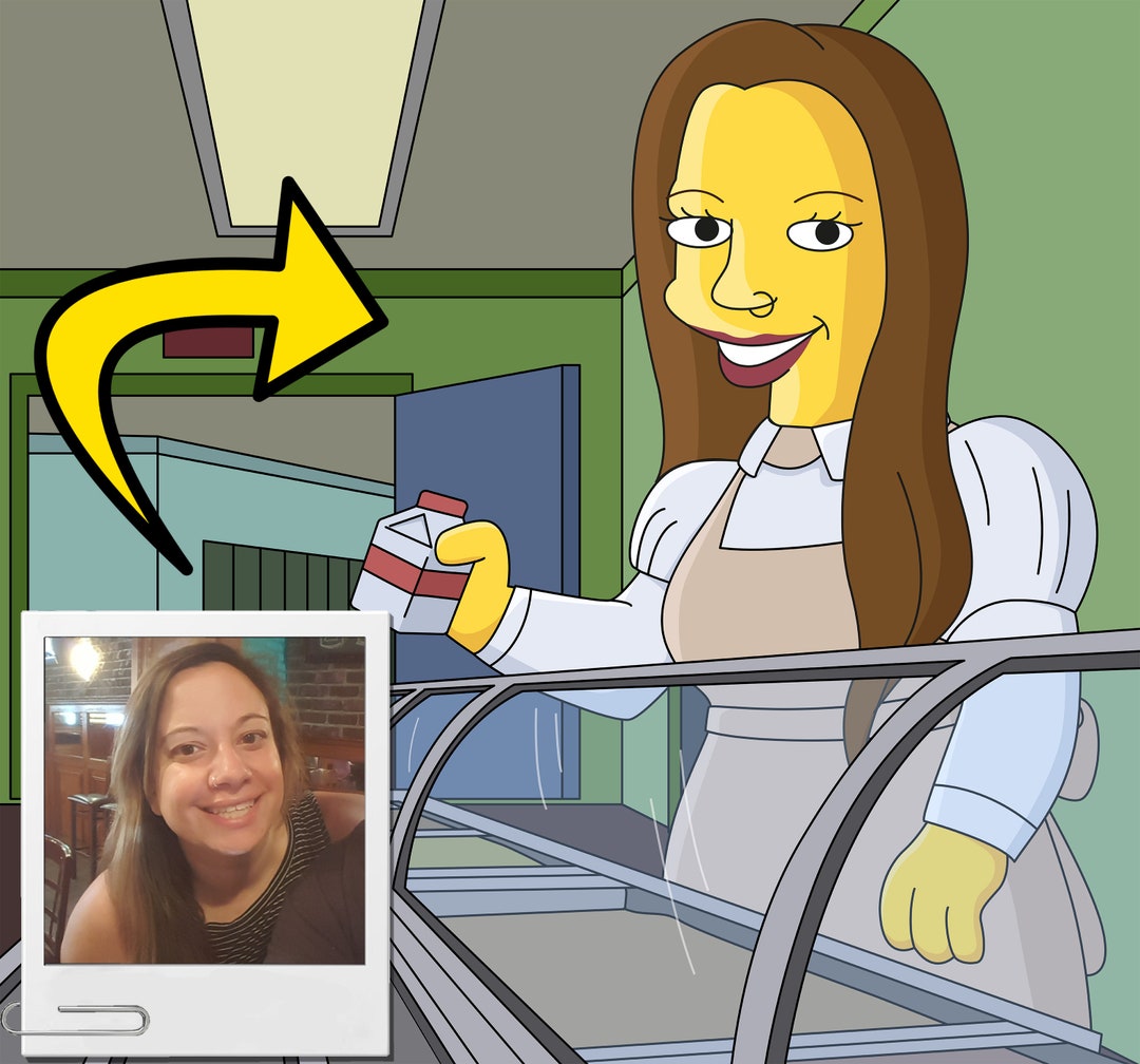 Lunch Lady Gift - Custom Portrait as Cartoon Character / School Lunch ...