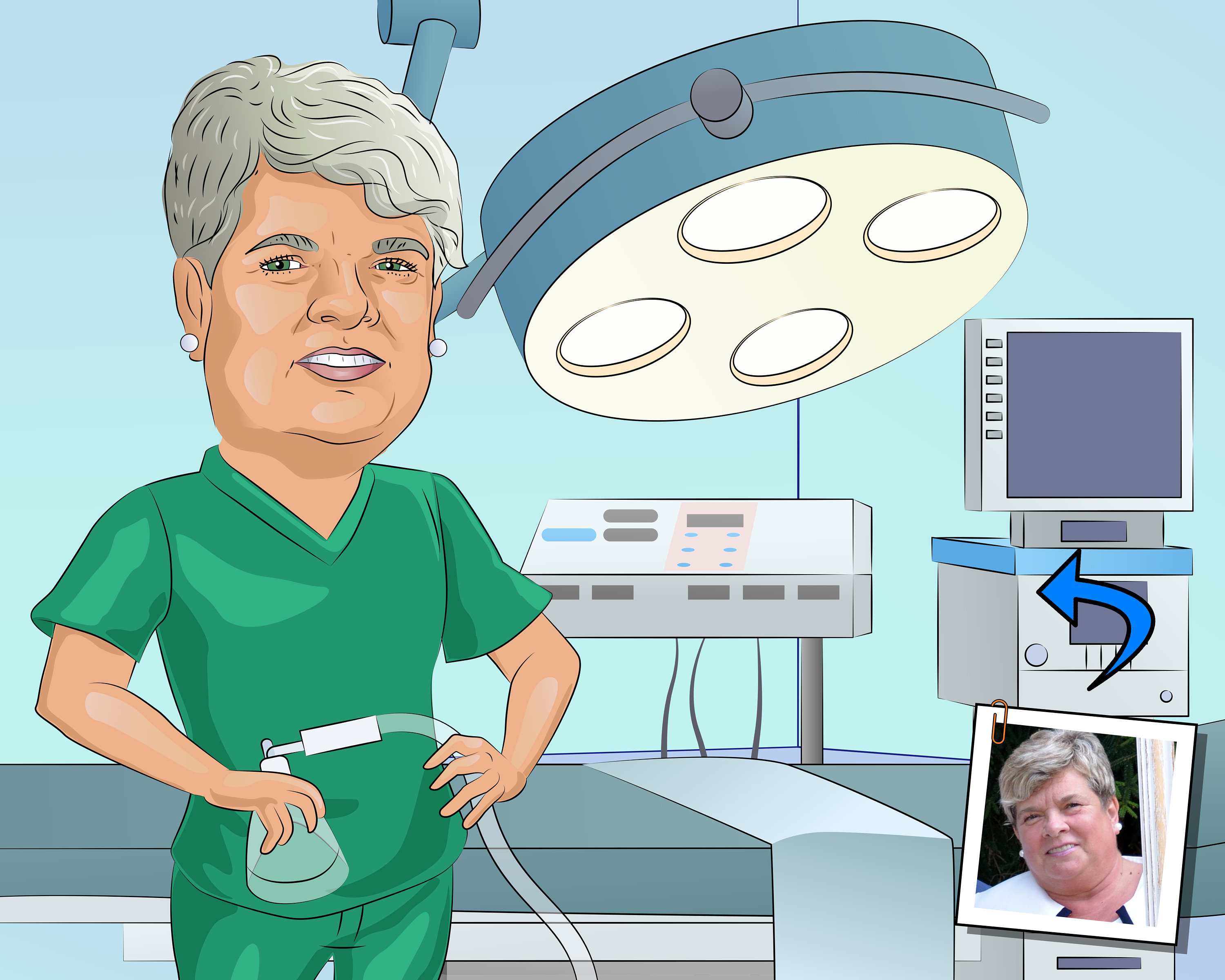 Anesthesia Doctor Cartoon