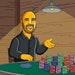 Card Player Gift Custom Cartoon Portrait From Photo / - Etsy
