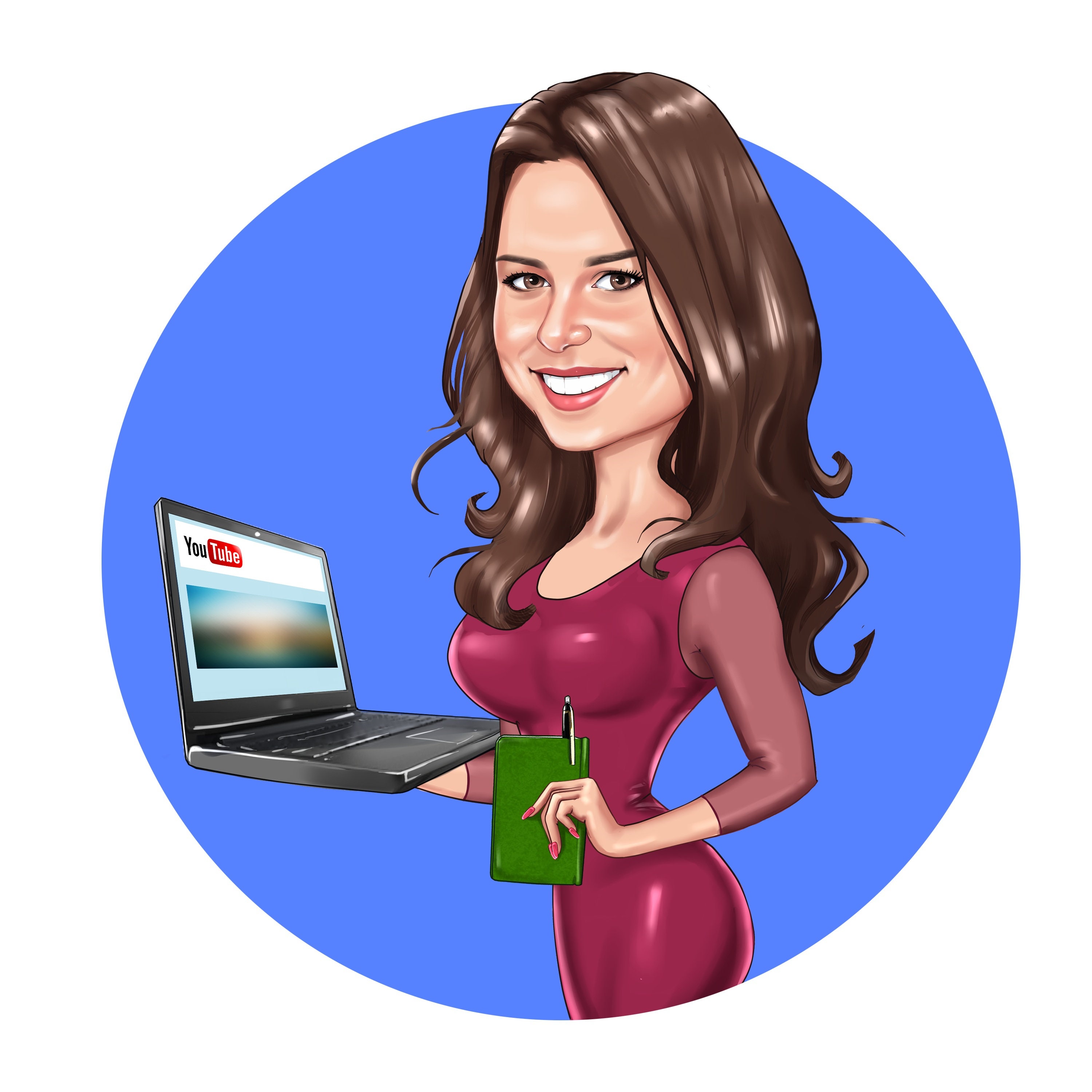 Author Logo / Writer Logo / Blogger Logo / Vlogger Logo / | Etsy