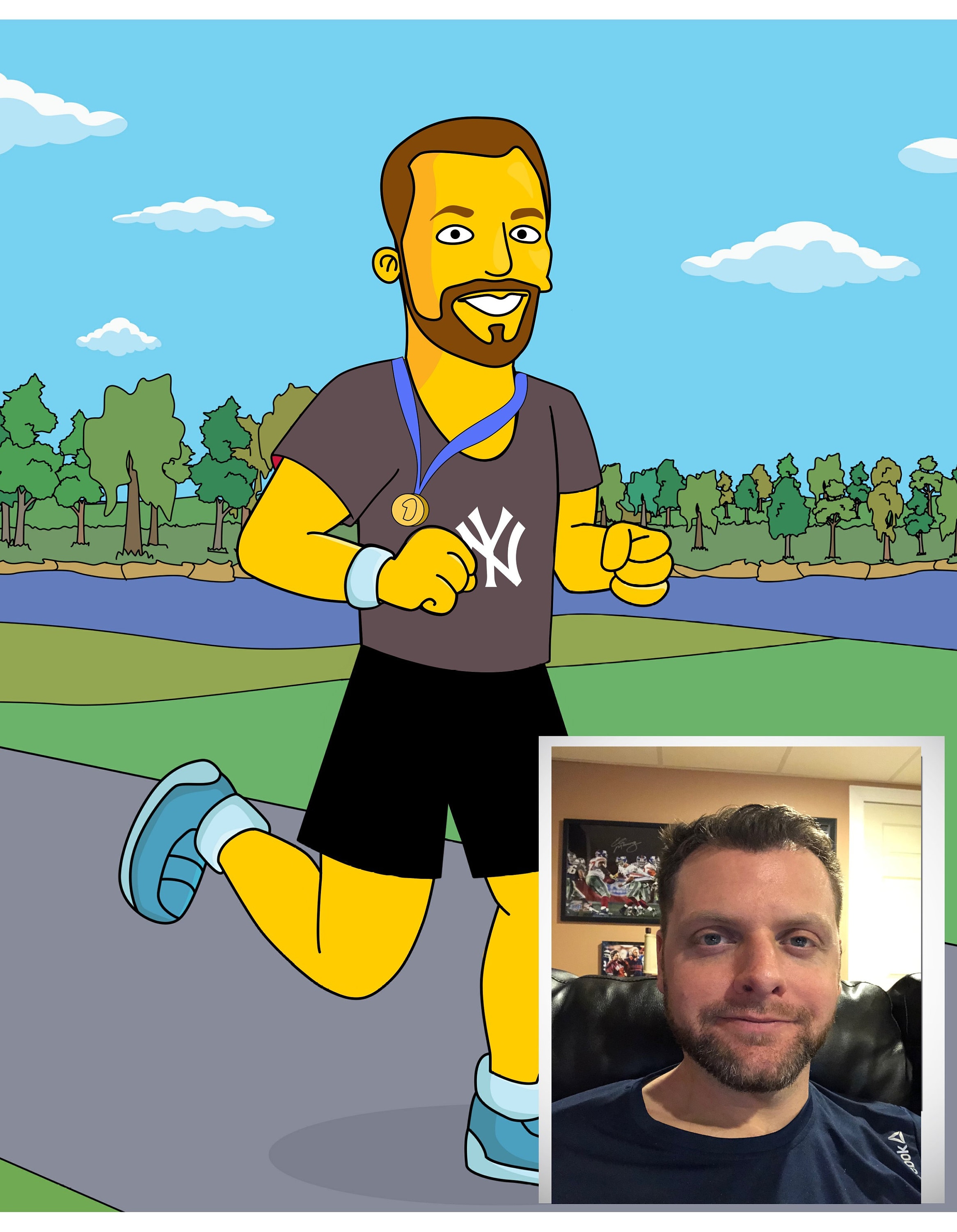 Athletic Trainer Gift - Custom Cartoon Portrait / Athlete Gifts ...
