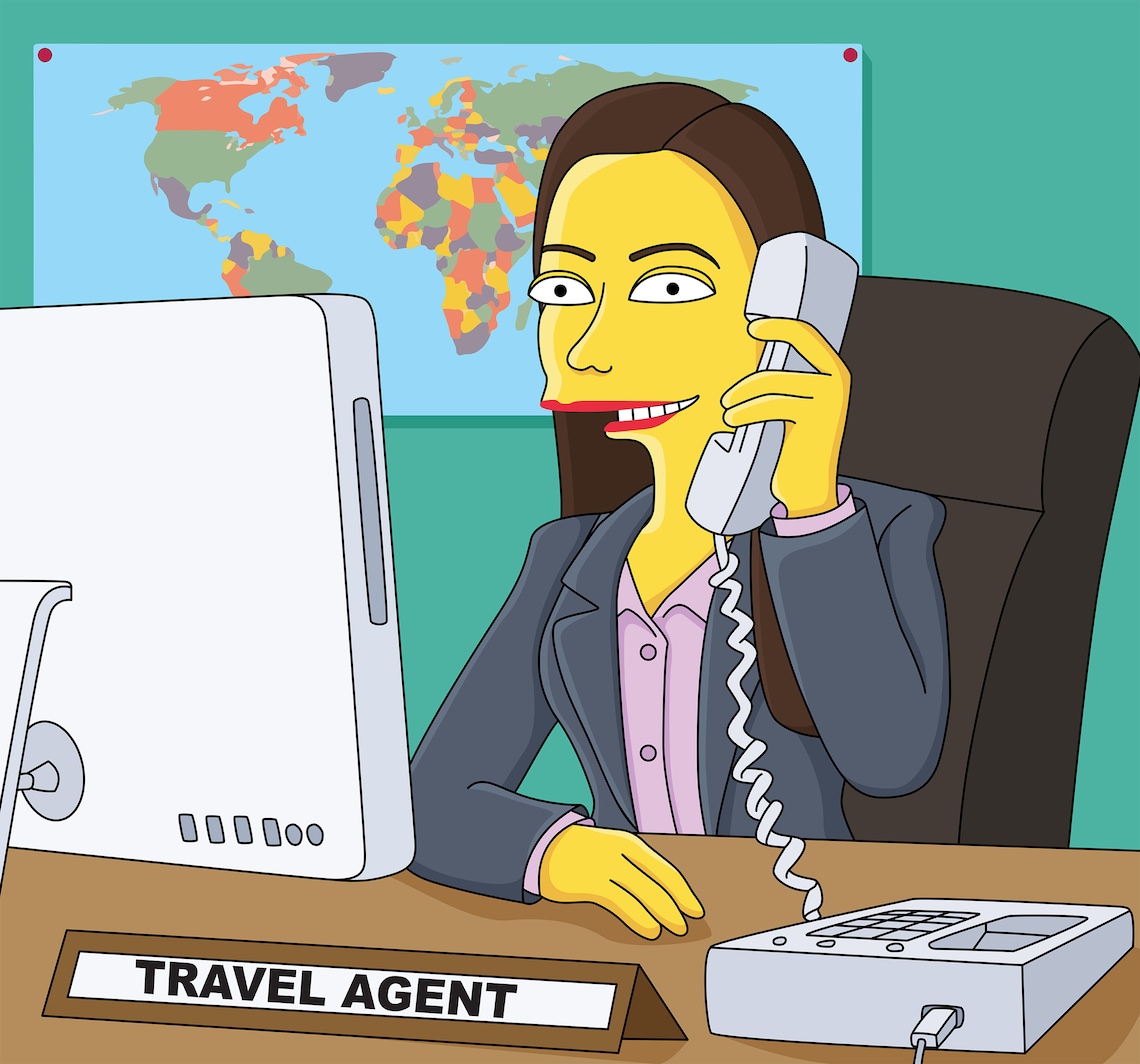 Travel Agent Gift Custom Portrait as Yellow Cartoon - Etsy