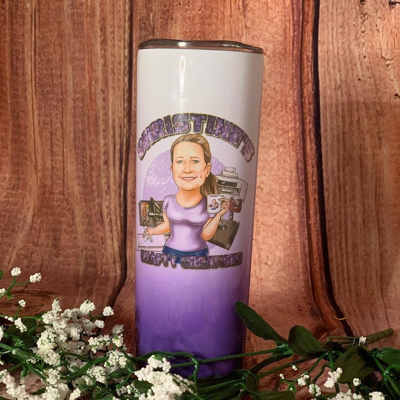 Crafter Logo With Cutting Machine Custom Portrait for Your - Etsy