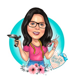 Crafter Logo Design Custom Cartoon Portrait for Your Business Logo ...