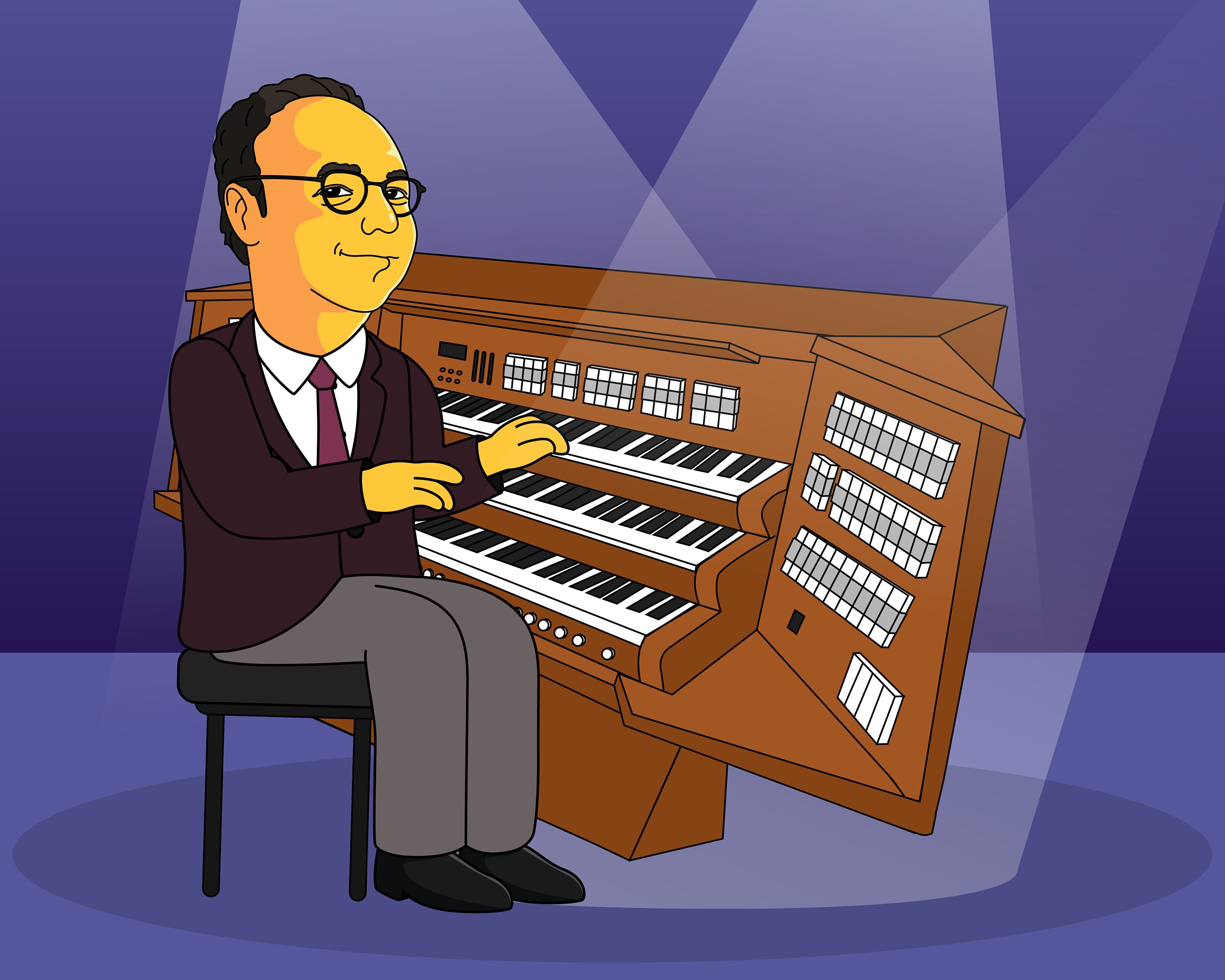 Cartoon Pipe Organ