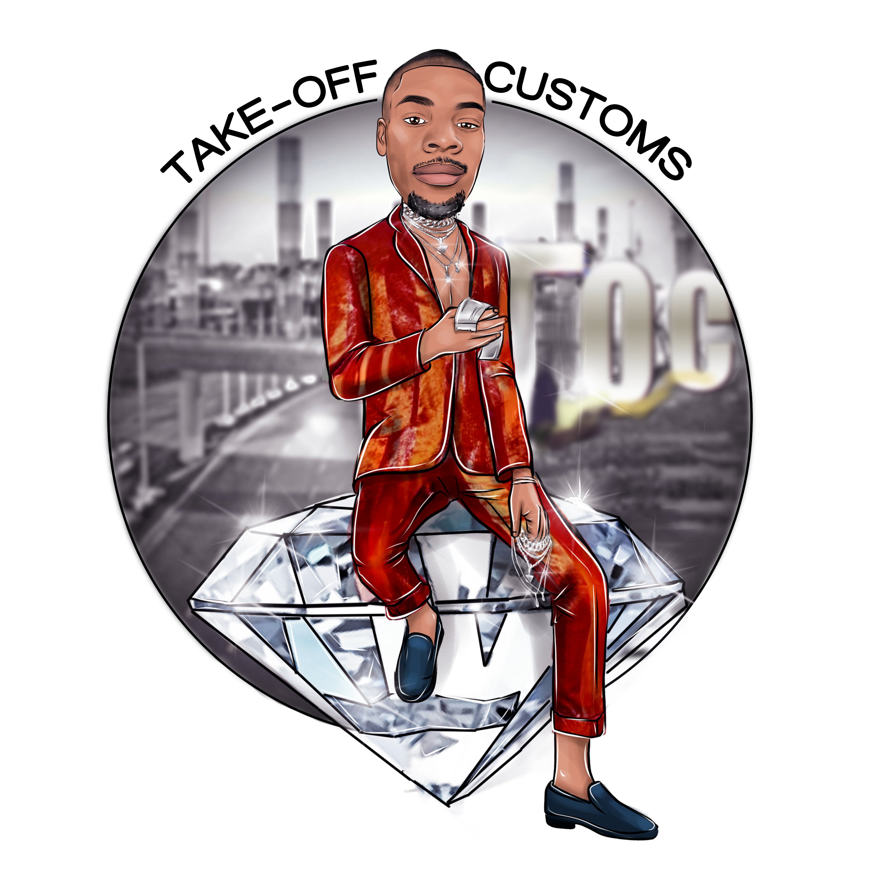 Five Dollar Jewelry Logo Design Custom Portrait for Your - Etsy