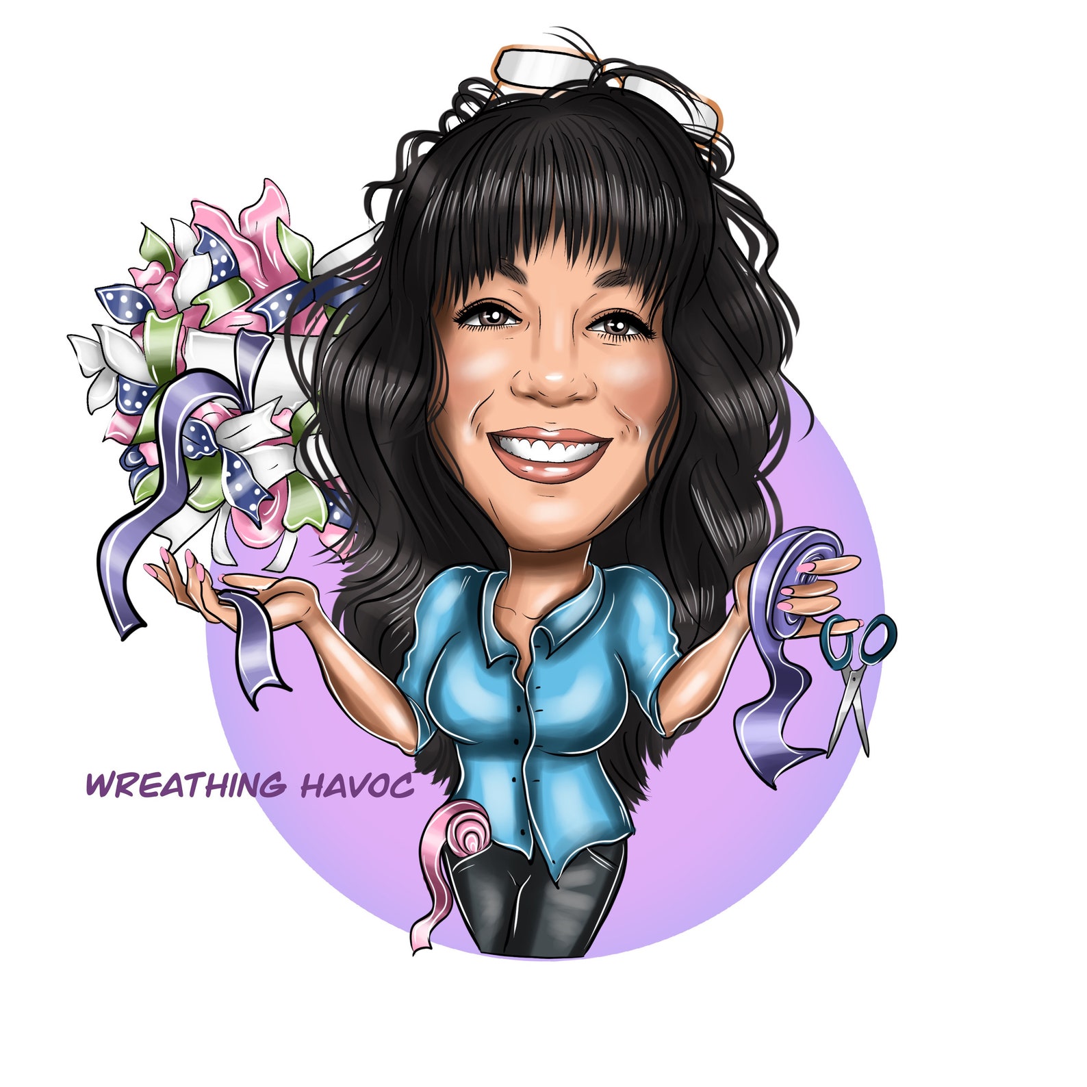 Craft Logo Design - Custom Cartoon Portrait for Your Business Logo ...