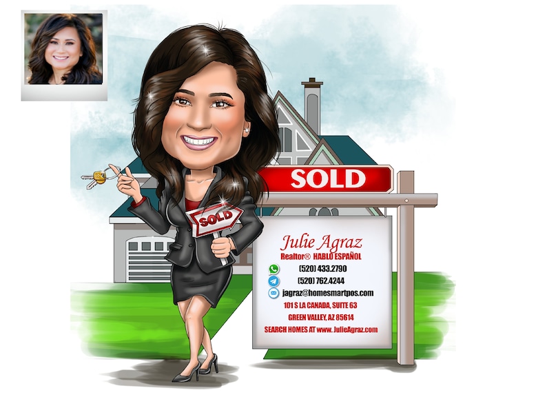 Real Estate Agent Logo Design Custom Portrait Logo for Your - Etsy