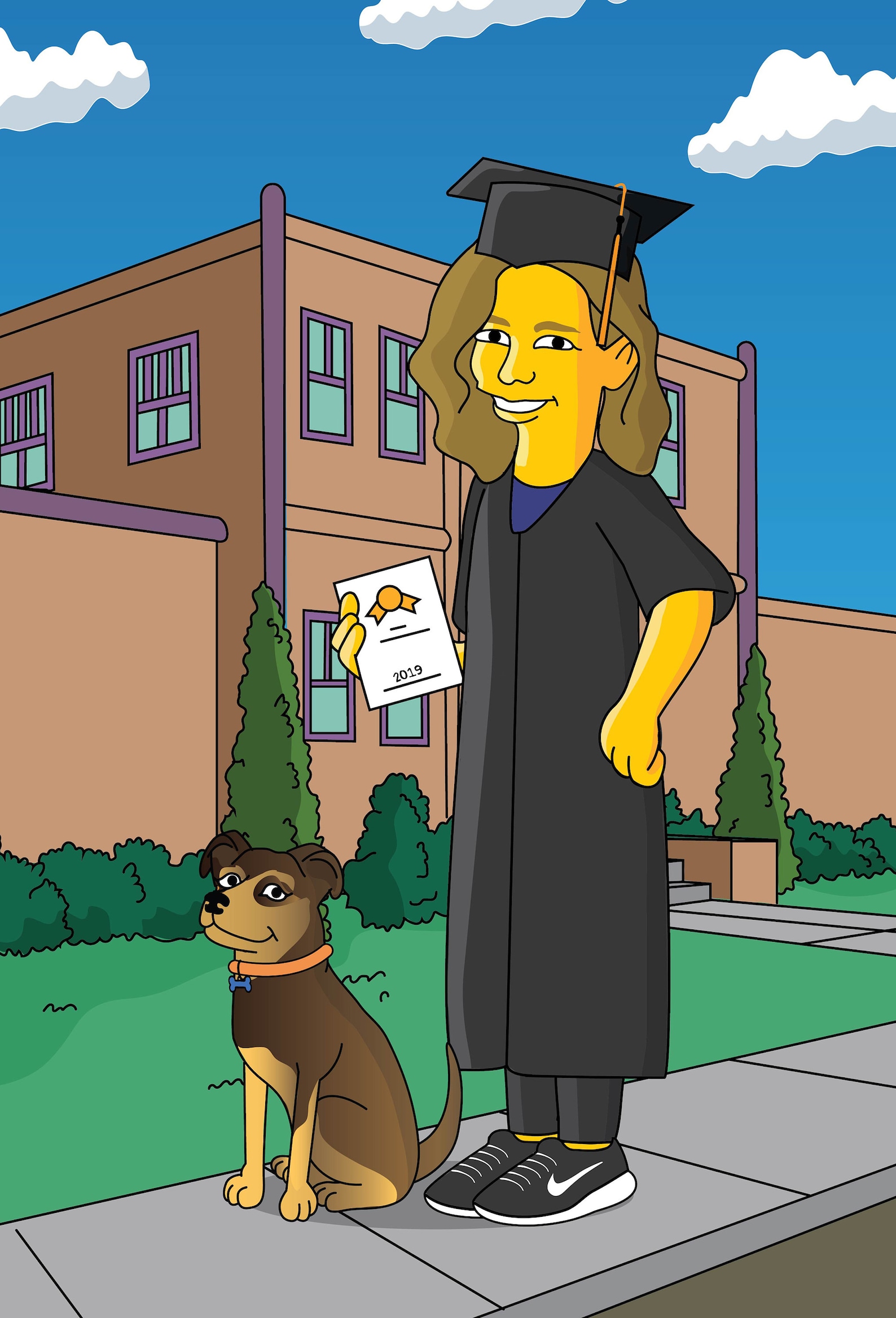 Abitur Geschenk für ihn Custom Portrait als Cartoon Figur / - Etsy.de