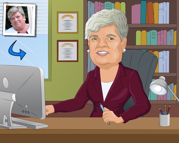 Cartoon School Principal