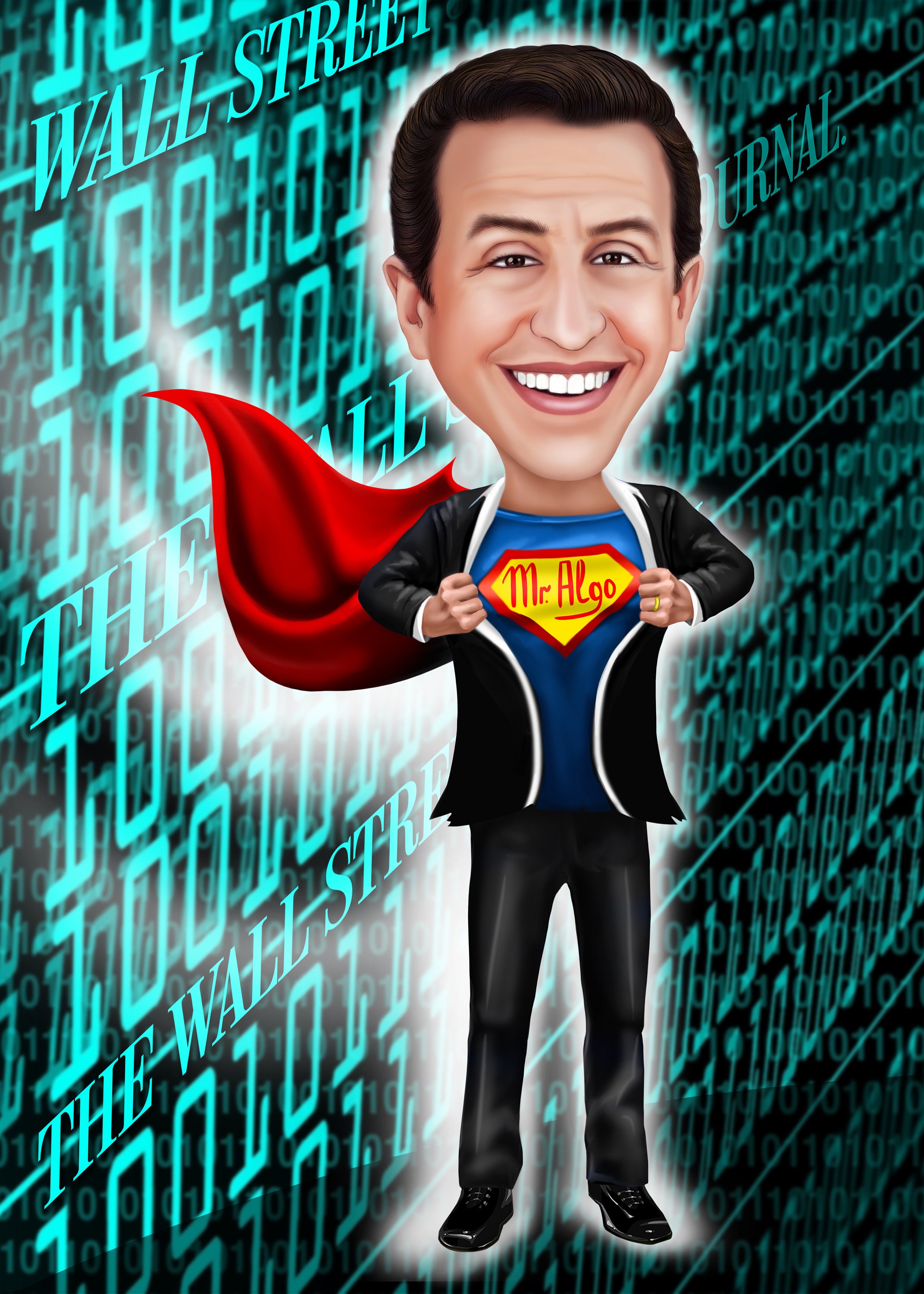 Employee of the Month Gift - Superhero Portrait From Photo / Employee ...