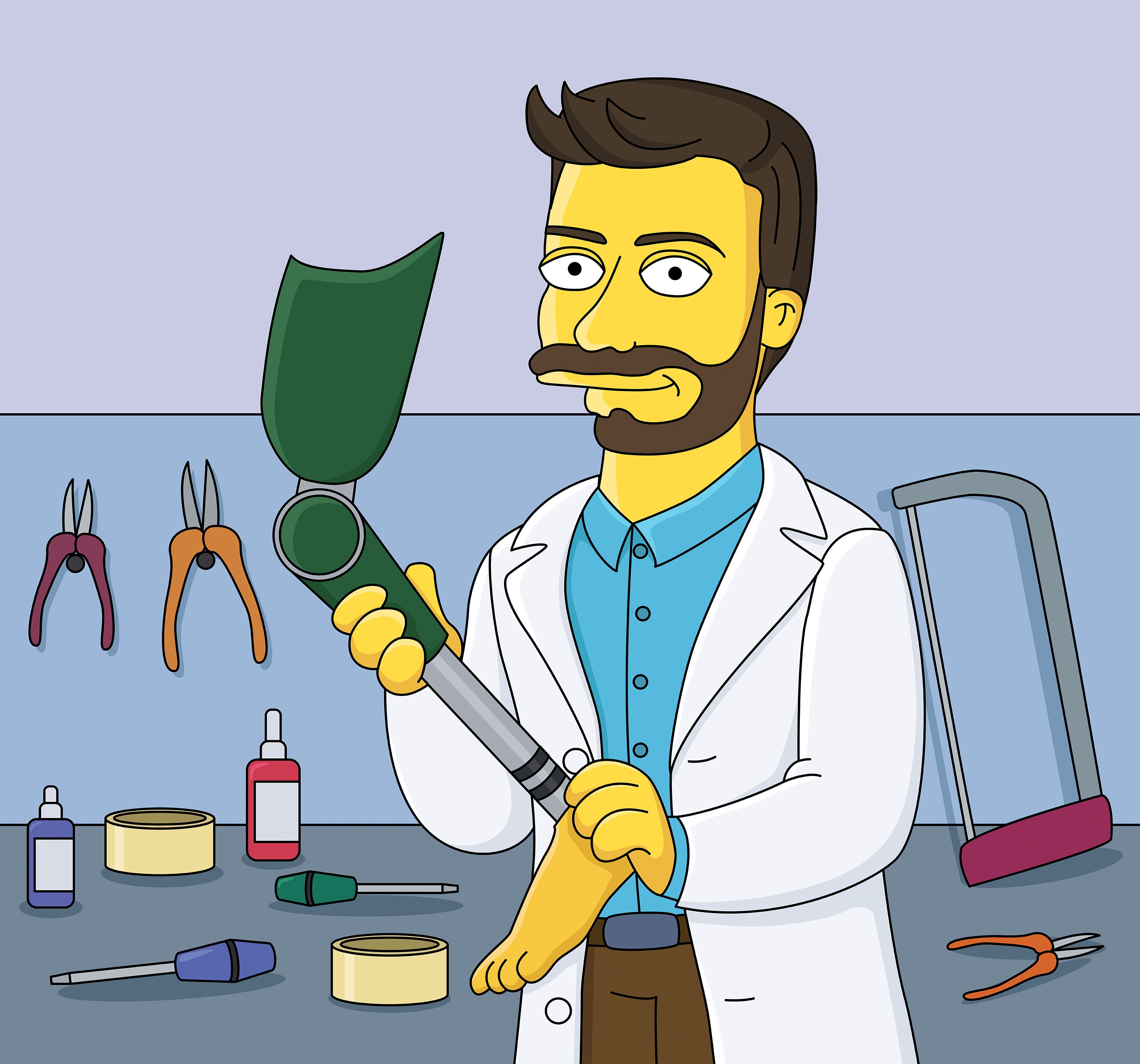 Prosthetist Gift - Custom Portrait as Cartoon Character / Orthotist ...