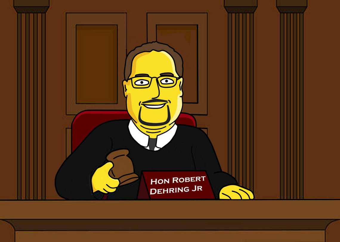 Judge Gift Custom Portrait as Yellow Cartoon Character / - Etsy