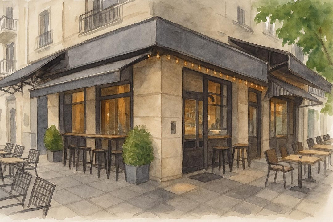 Custom Storefront Painting From Photo, Watercolor Storefront ...
