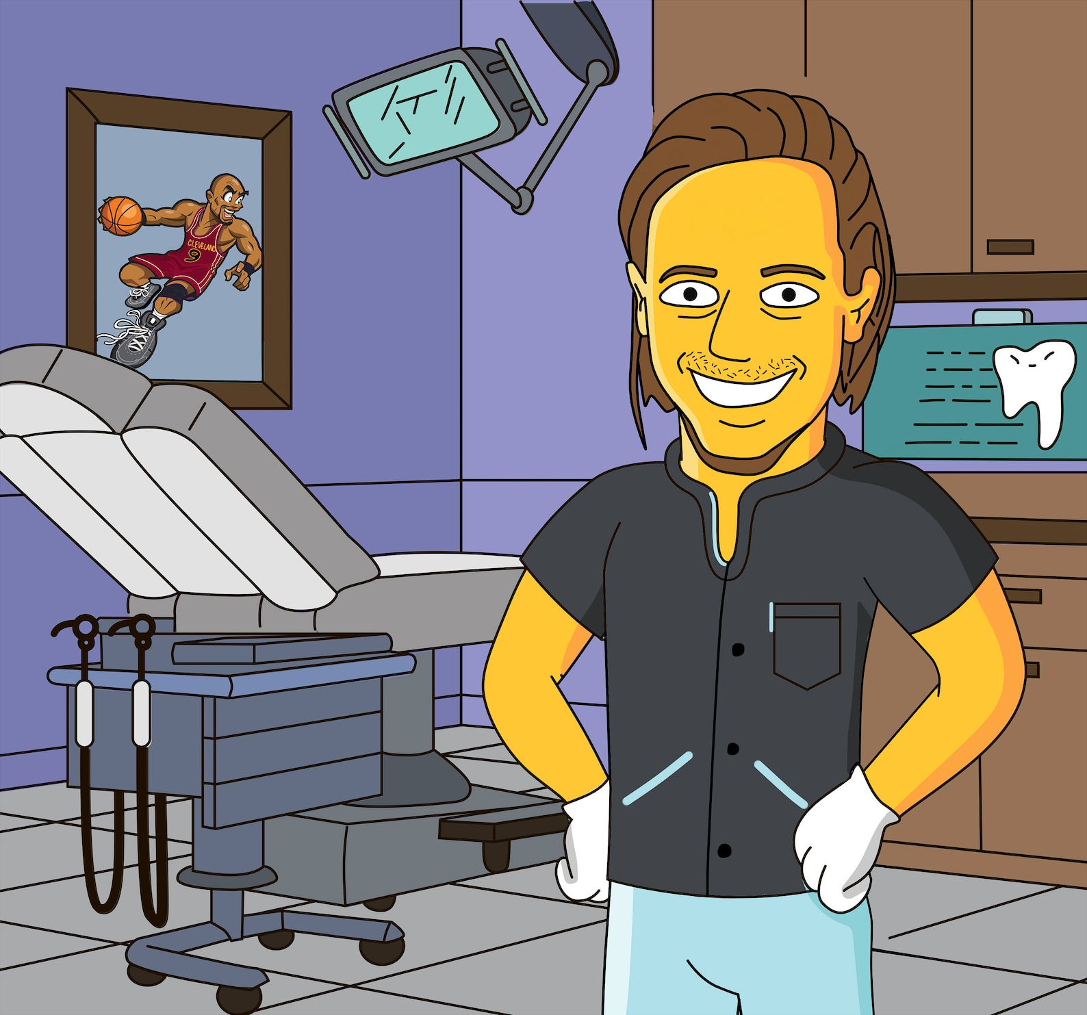 Dental Assistant Gifts Custom Portrait as Cartoon Character | Etsy