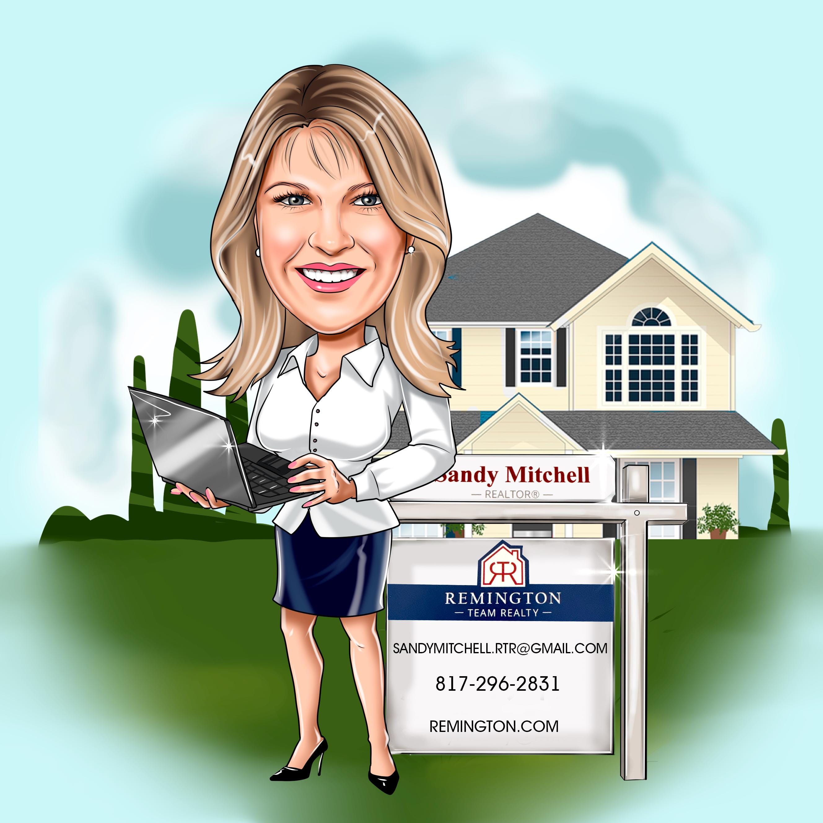 Real Estate Agent Logo Design - Custom Portrait Logo for Your Business ...