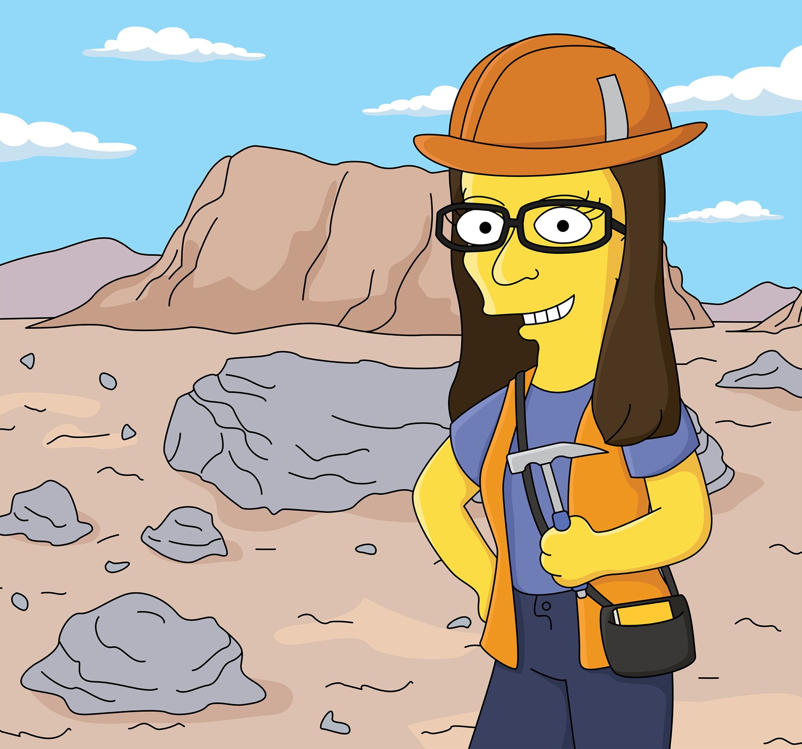 Geologist Gift Custom Portrait as Cartoon Character / - Etsy UK