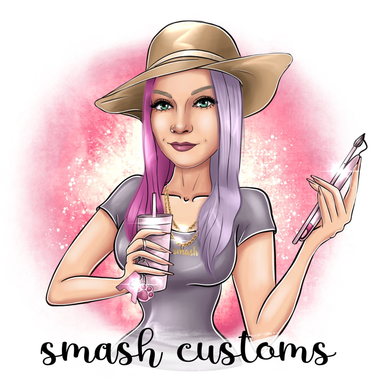 Crafter Logo Design Custom Cartoon Portrait for Your - Etsy