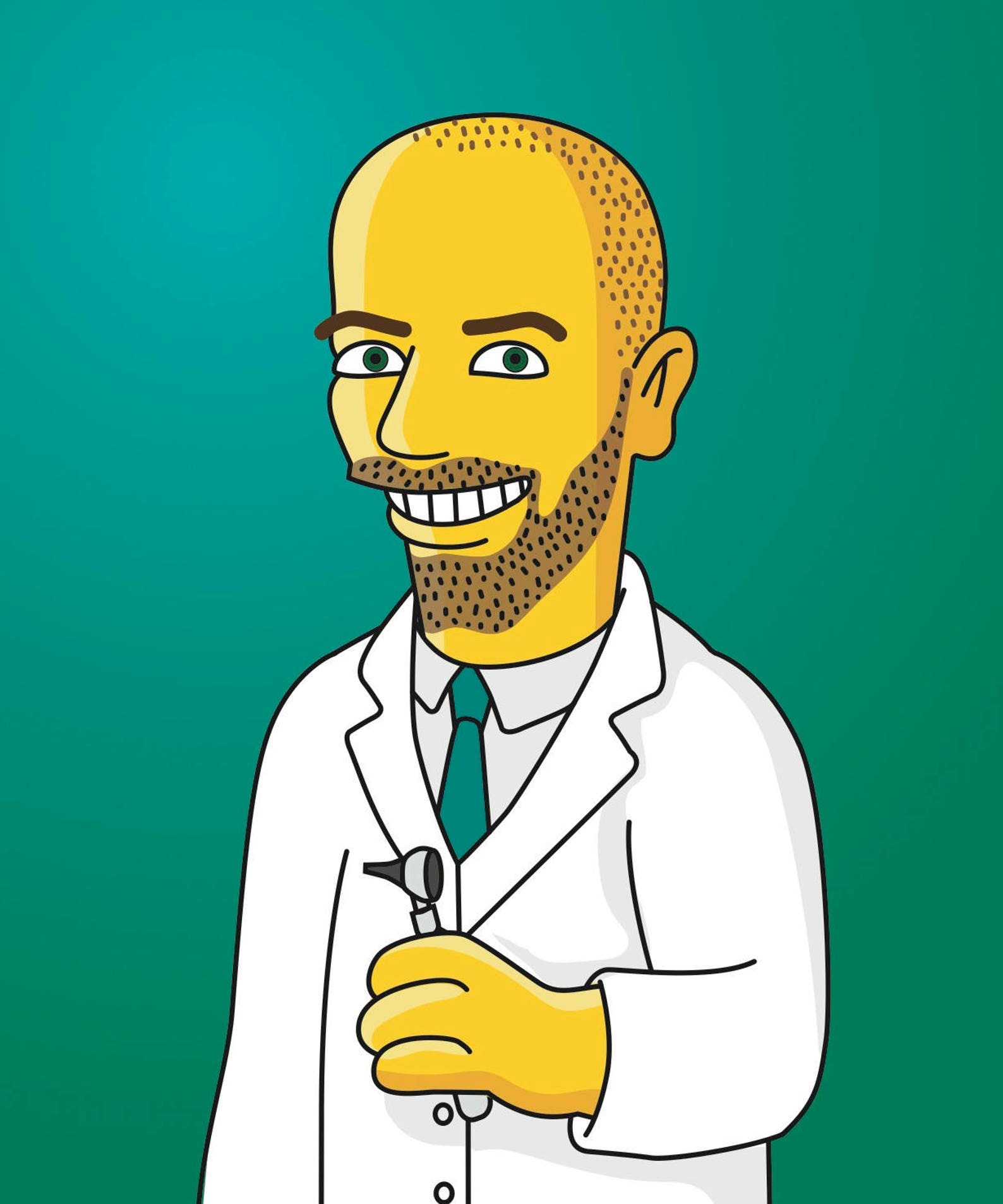 PhD graduation gift custom cartoon portrait / medical school | Etsy