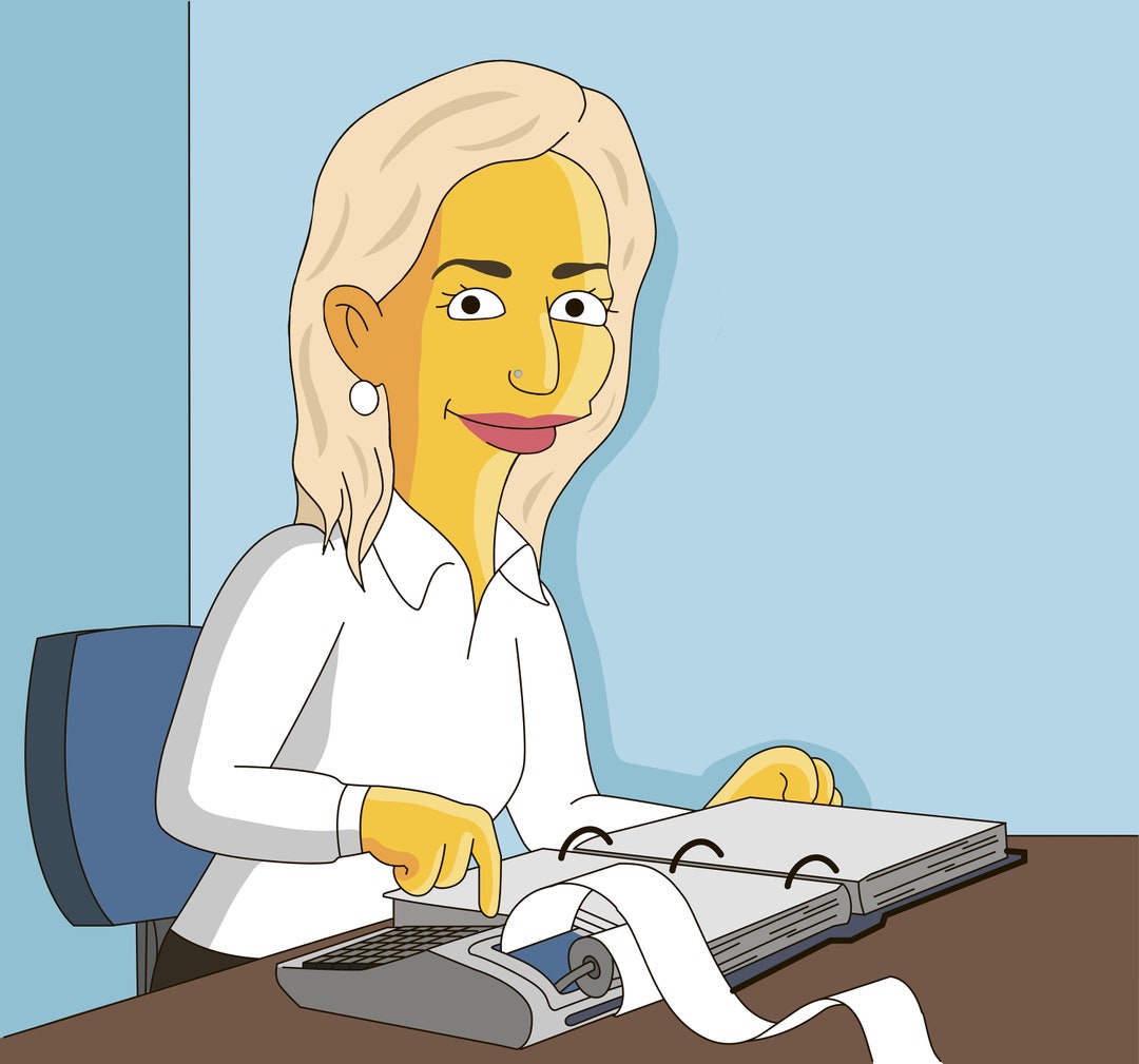 Medical Biller Gift - Custom Portrait as Cartoon Character, Medical ...