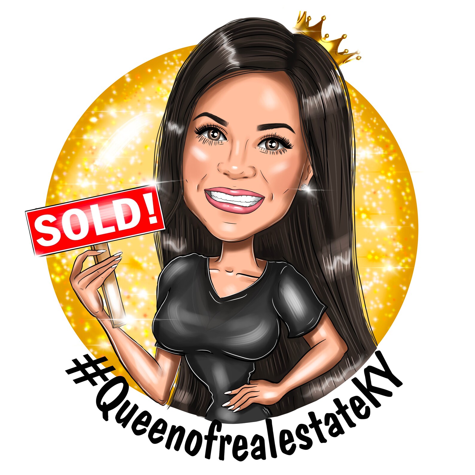 Real Estate Agent Logo Design Custom Portrait Logo for Your - Etsy