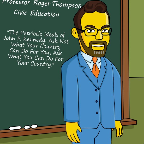 Professor Birthday Card - Etsy