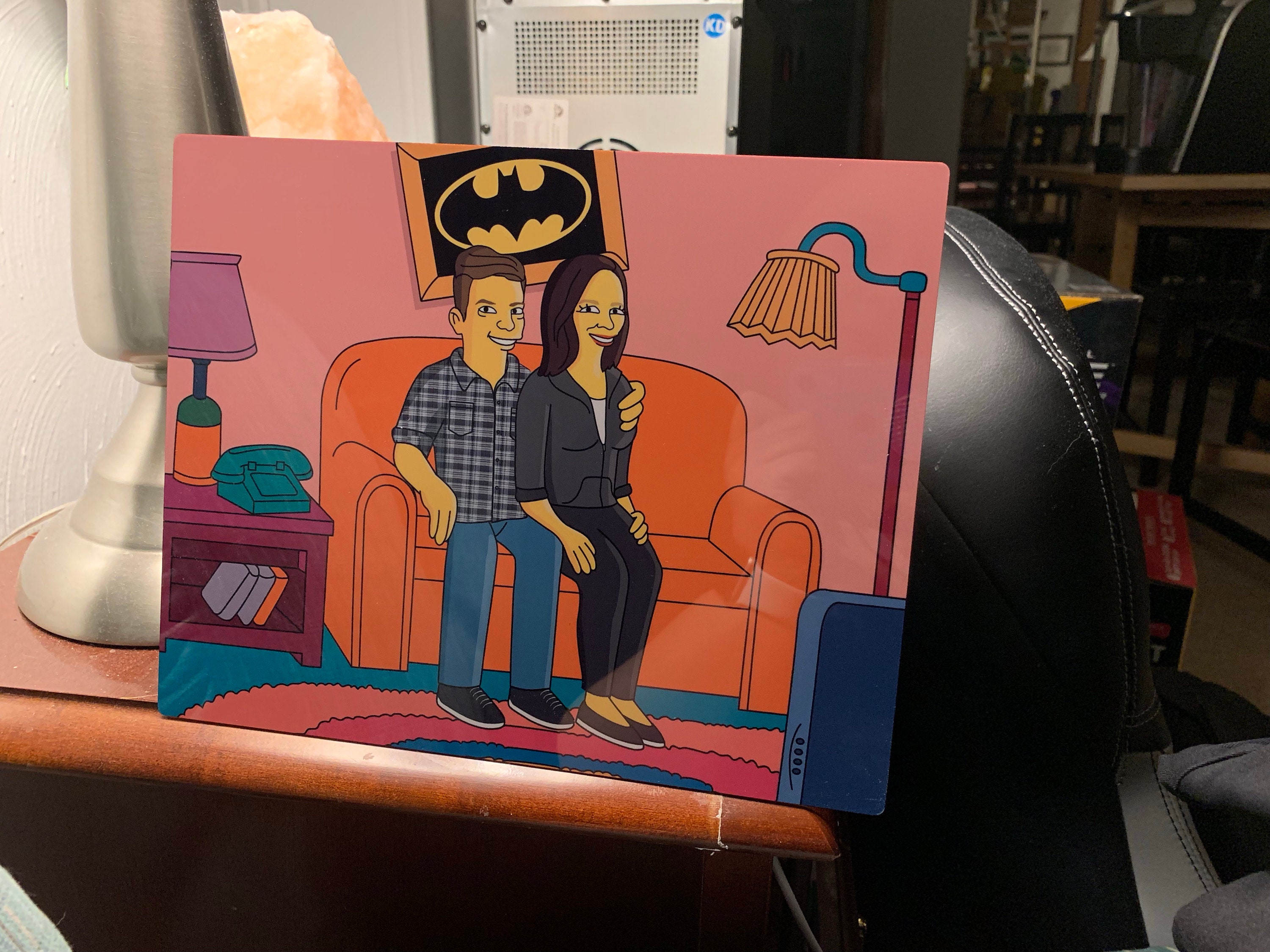 Custom Canvas Print delivery in US / Cartoon Portrait on - Etsy