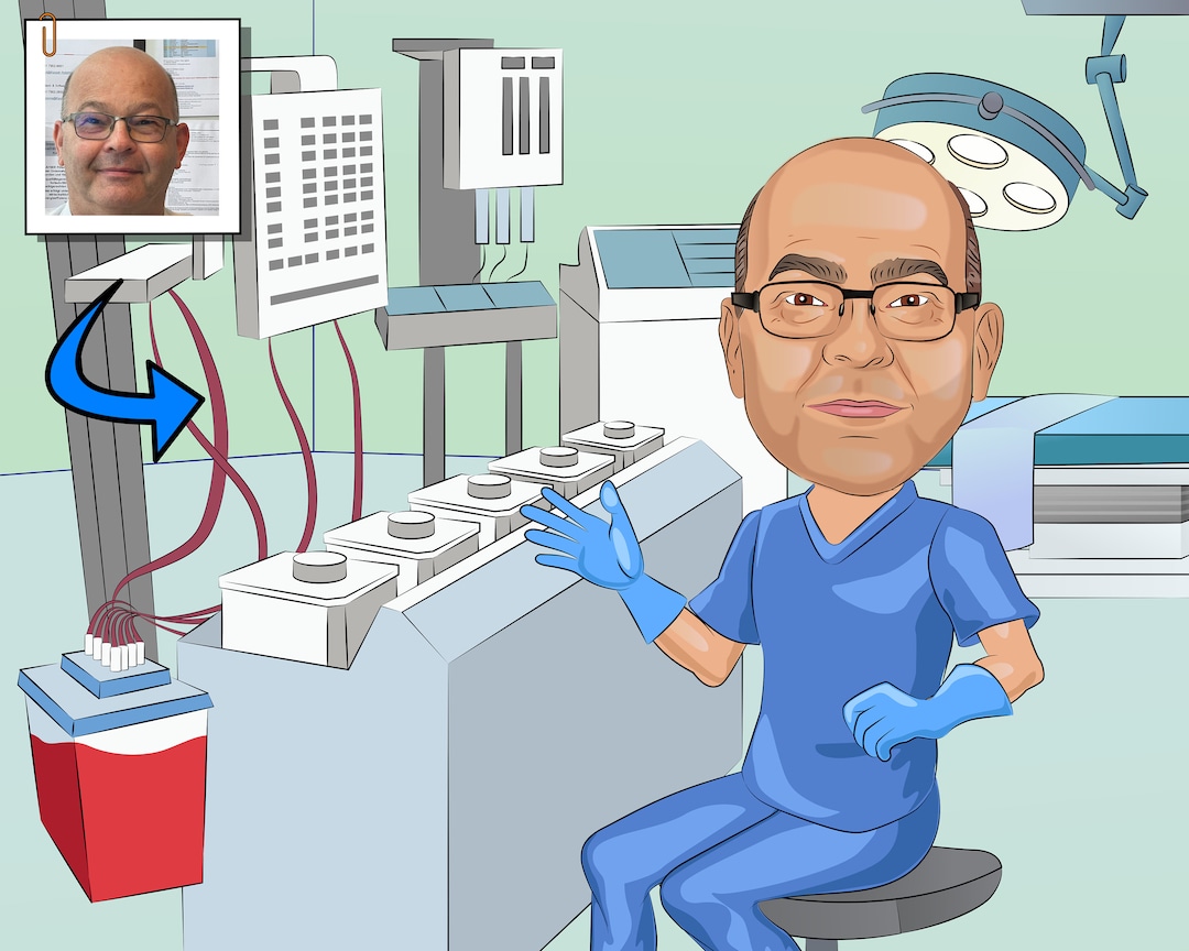 Perfusionist Gift - Custom Caricature From Photo, Ecmo Specialist - Etsy