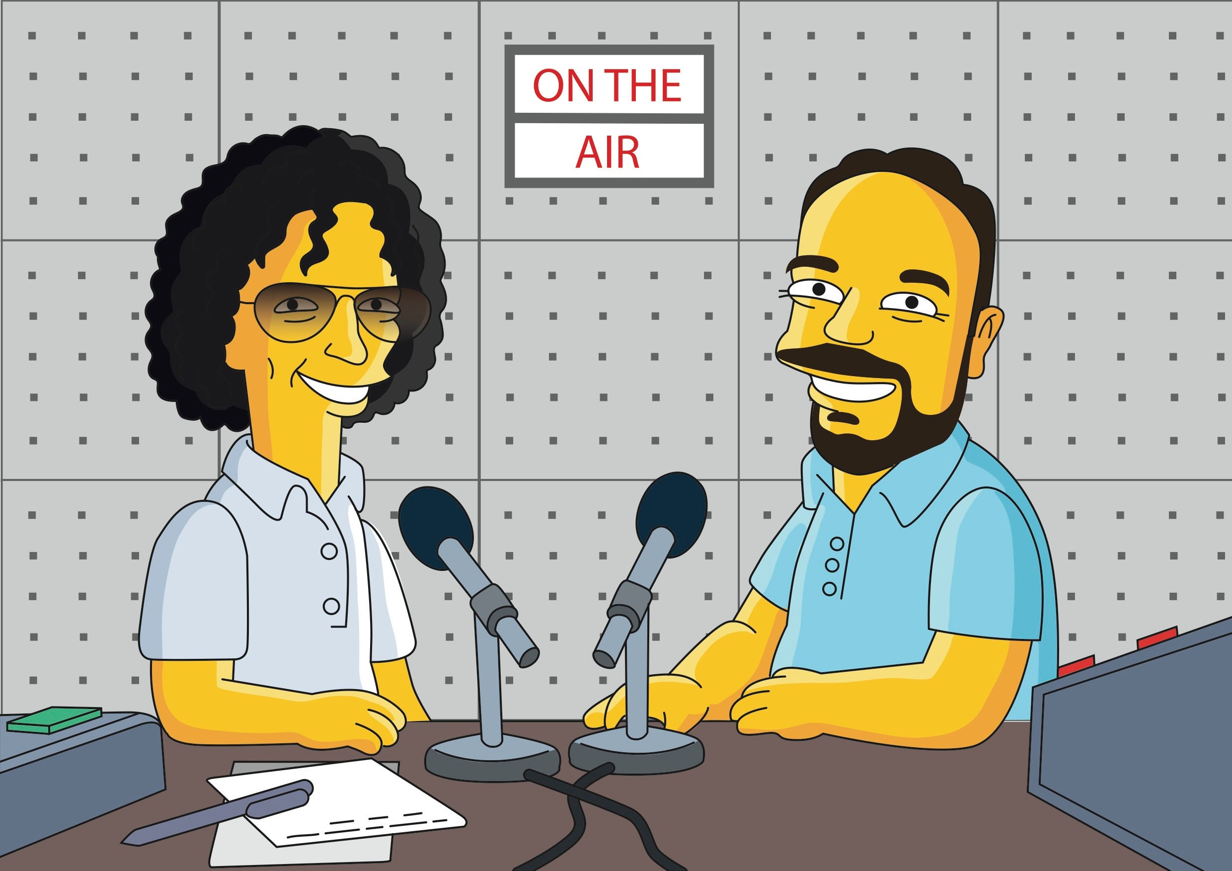 Voice Actor Gift Custom Portrait as Yellow Cartoon Character - Etsy