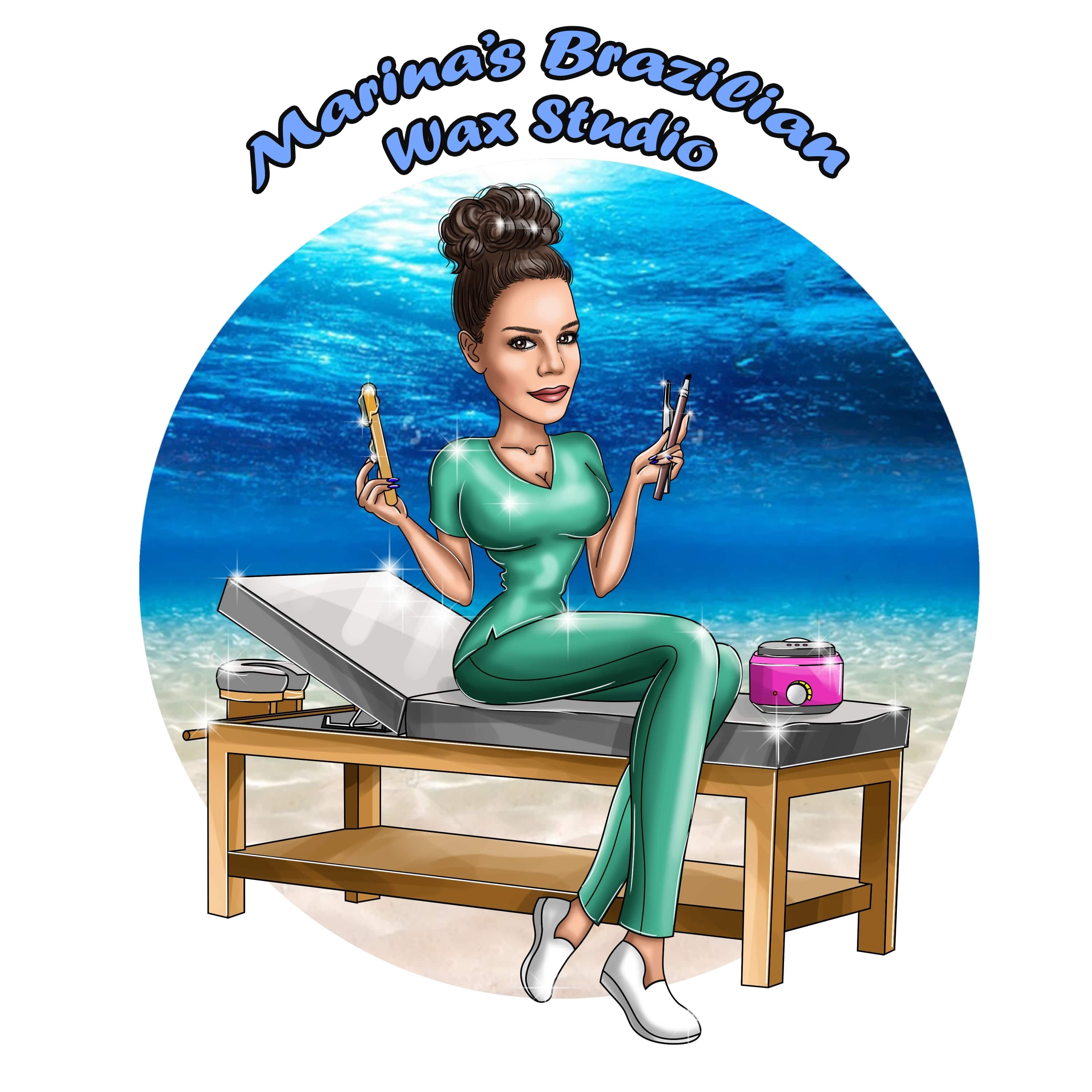 Wax Specialist Logo - Custom Portrait for Your Business Logo / Hair ...