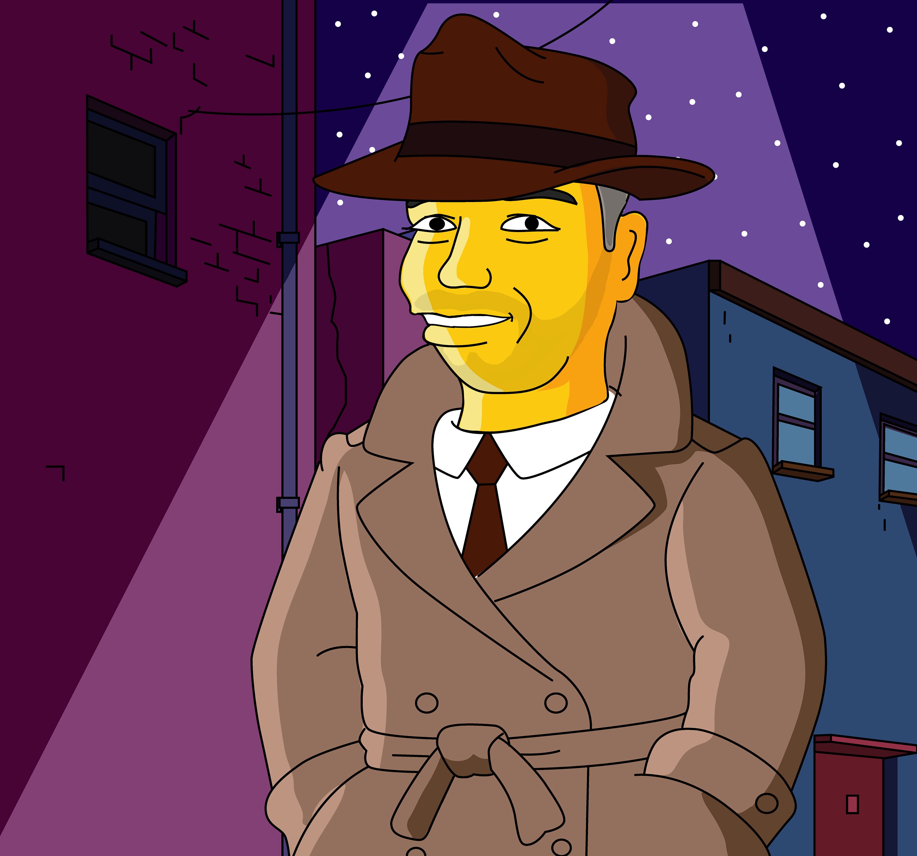 Detective Gift Custom Portrait as Yellow Cartoon Character / - Etsy