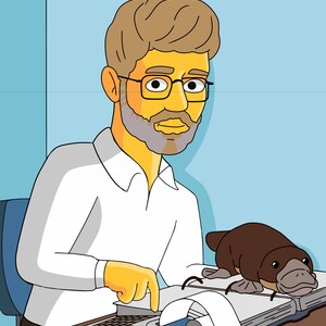 CFO Gift Custom Portrait as Cartoon Character / Finance Manager Gift ...