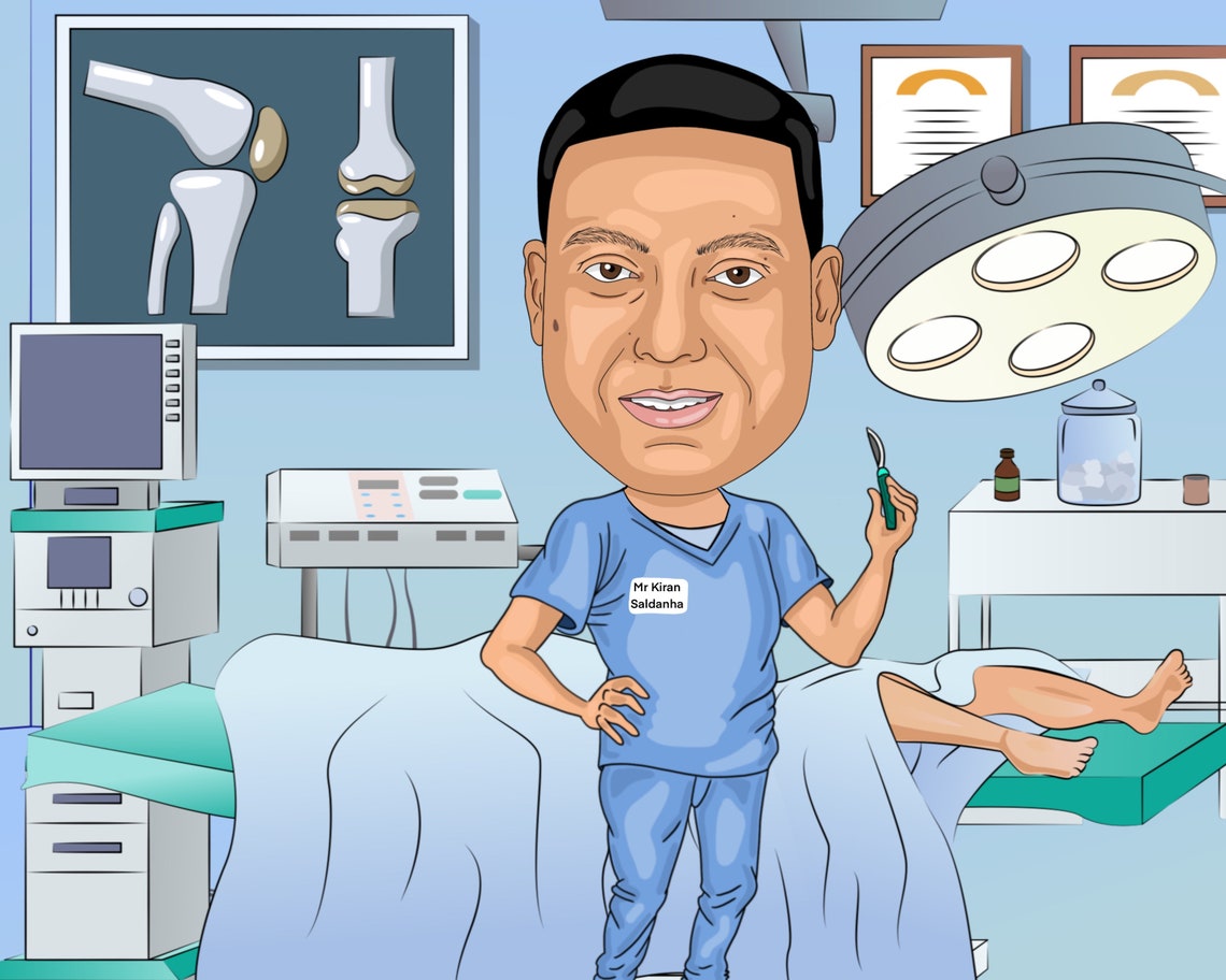 Trauma Surgeon Gift Custom Caricature From Photo Trauma - Etsy