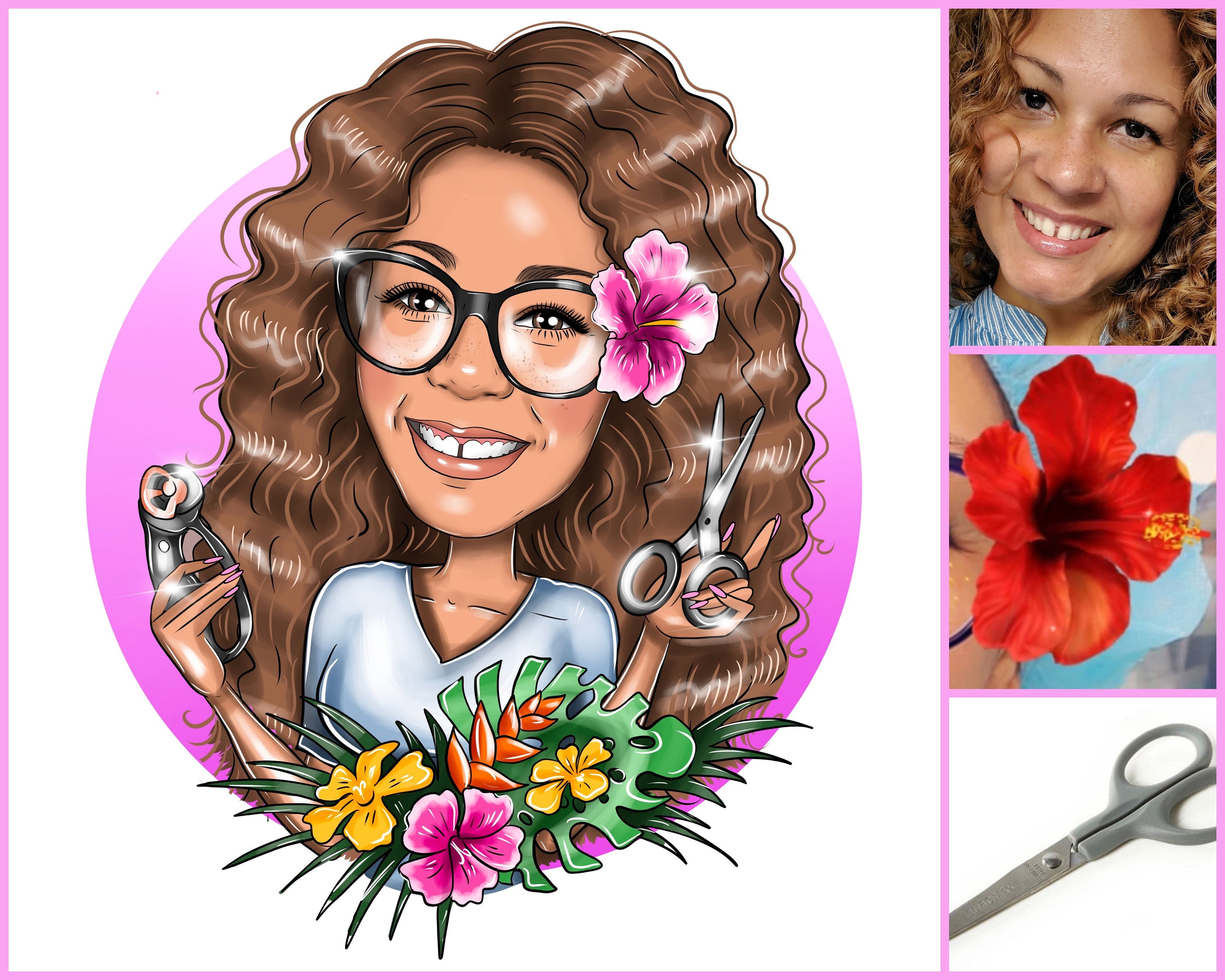 Gardener Logo Custom Cartoon Portrait for Your Business Logo | Etsy
