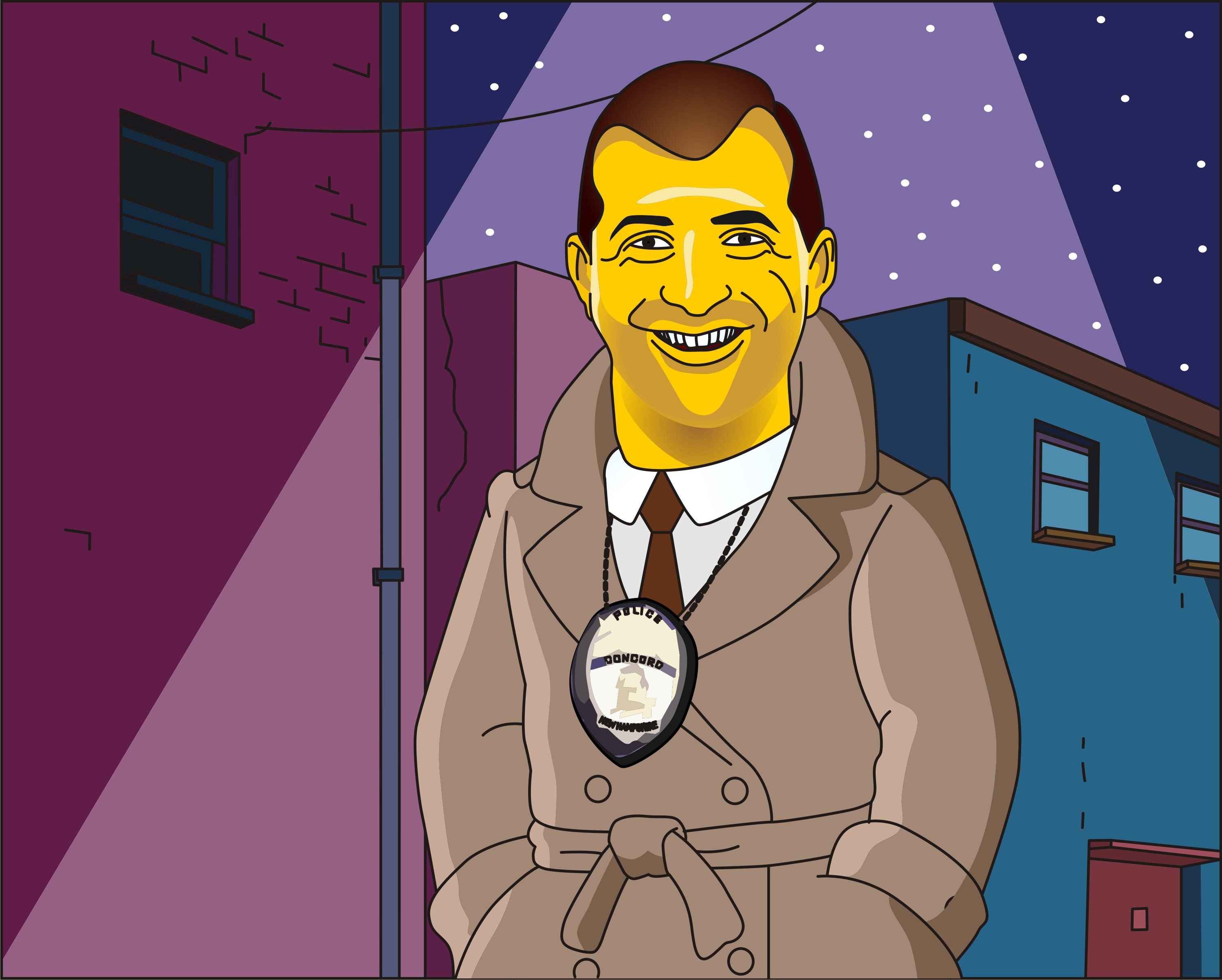 Detective Gift Custom Portrait as Yellow Cartoon Character / - Etsy