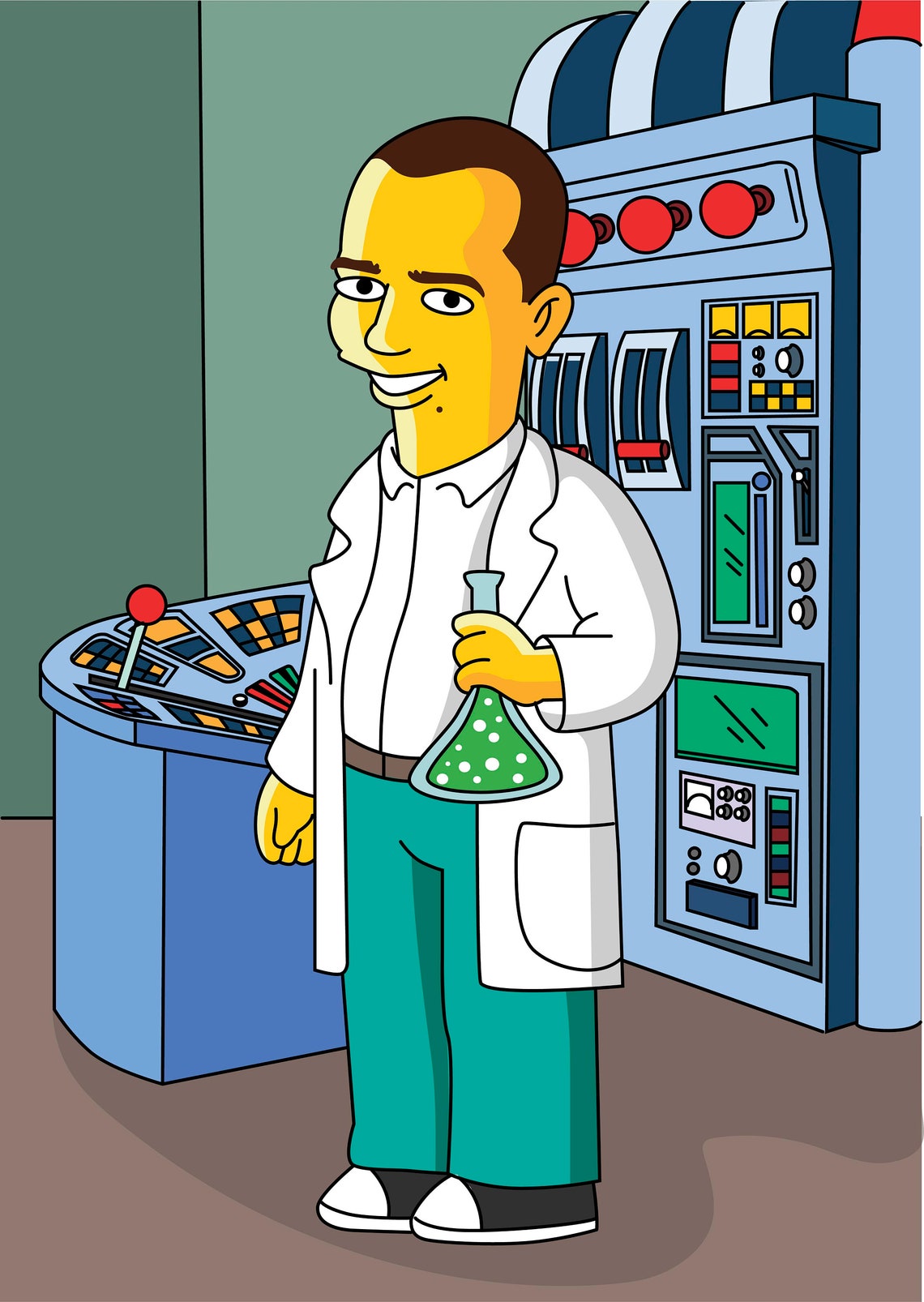 Biochemist Gift Custom Cartoon Portrait / Virologist Gift / - Etsy