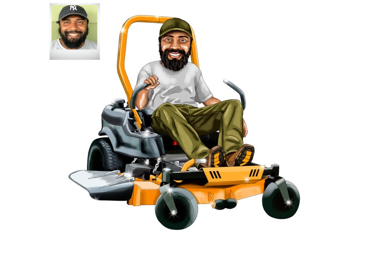 Gardening Logo Custom Cartoon Logo Landscape Logo Gardener - Etsy