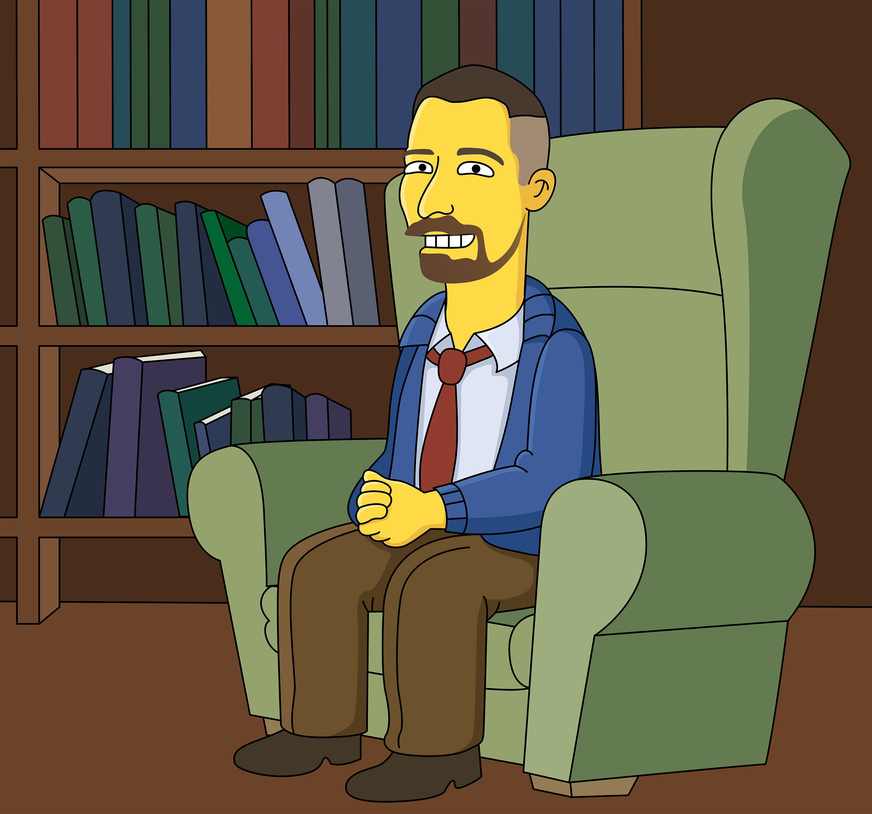 Philosopher Gift Custom Portrait from your Photo as Yellow | Etsy