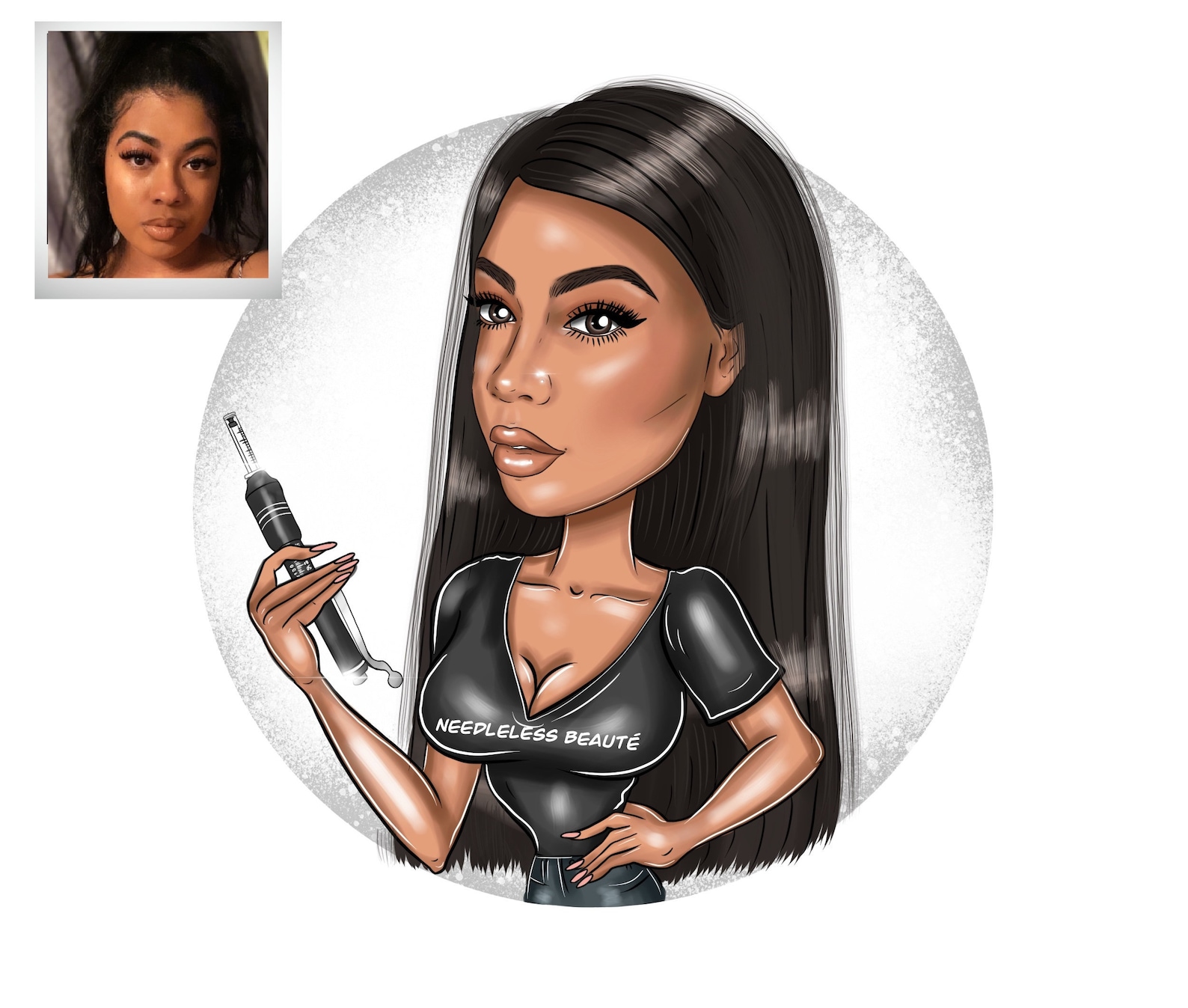 Lip Injection Master Logo Custom Portrait for Your Business Logo / Lip ...