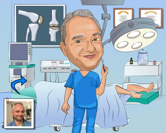 Orthopedic Surgeon Cartoon