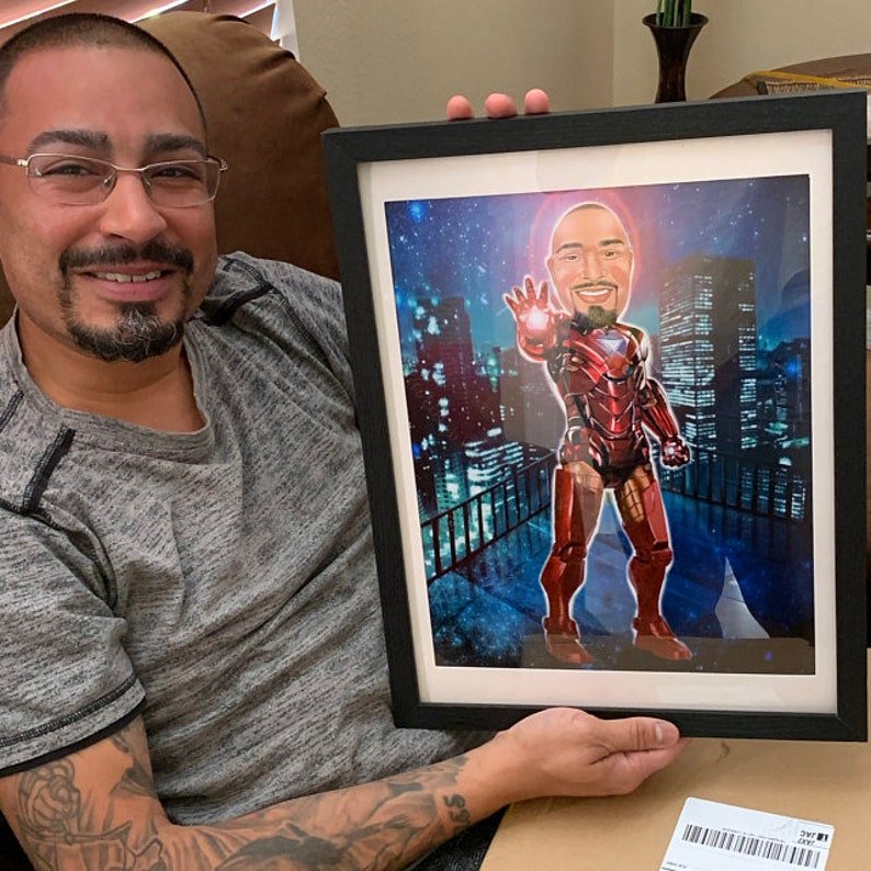 Custom Superhero Portrait From Your Photo / Superhero - Etsy