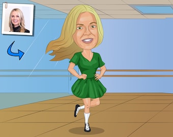 Irish Caricature - Etsy