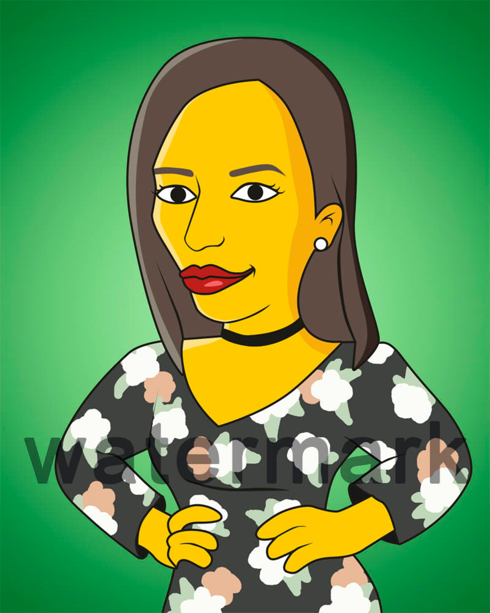 Commission Portrait / Yellow Avatar From Your Photo / Cartoon | Etsy