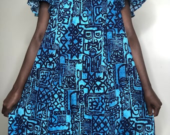 Cotton Mumu Dress - Etsy