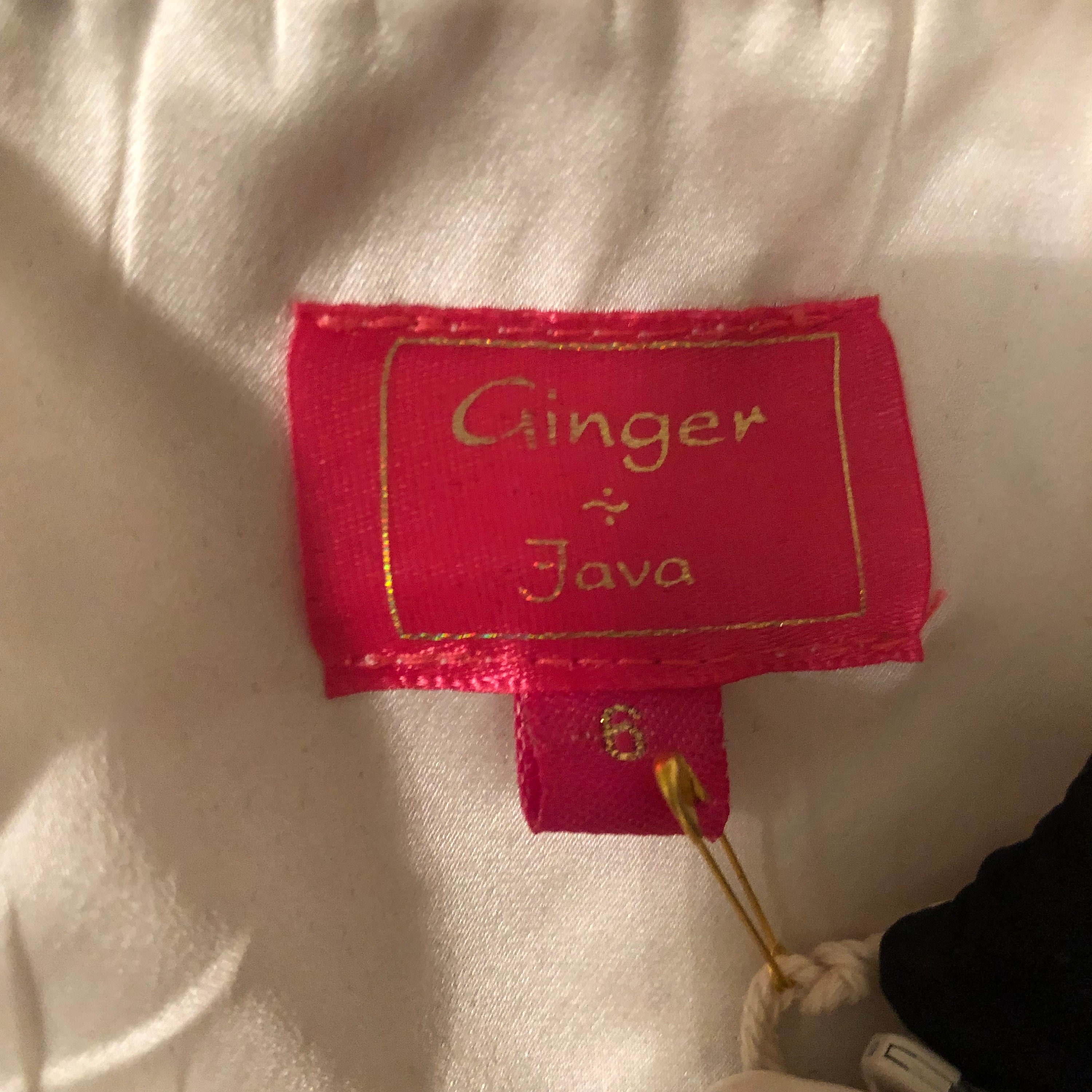 Vintage Y2K Ginger & Java Silk Chiffon Optical Dots Asymmetric Halter ...
